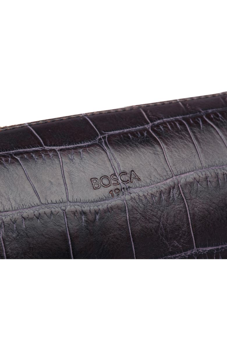 Bosca Embossed Leather Pencil Case | Nordstrom