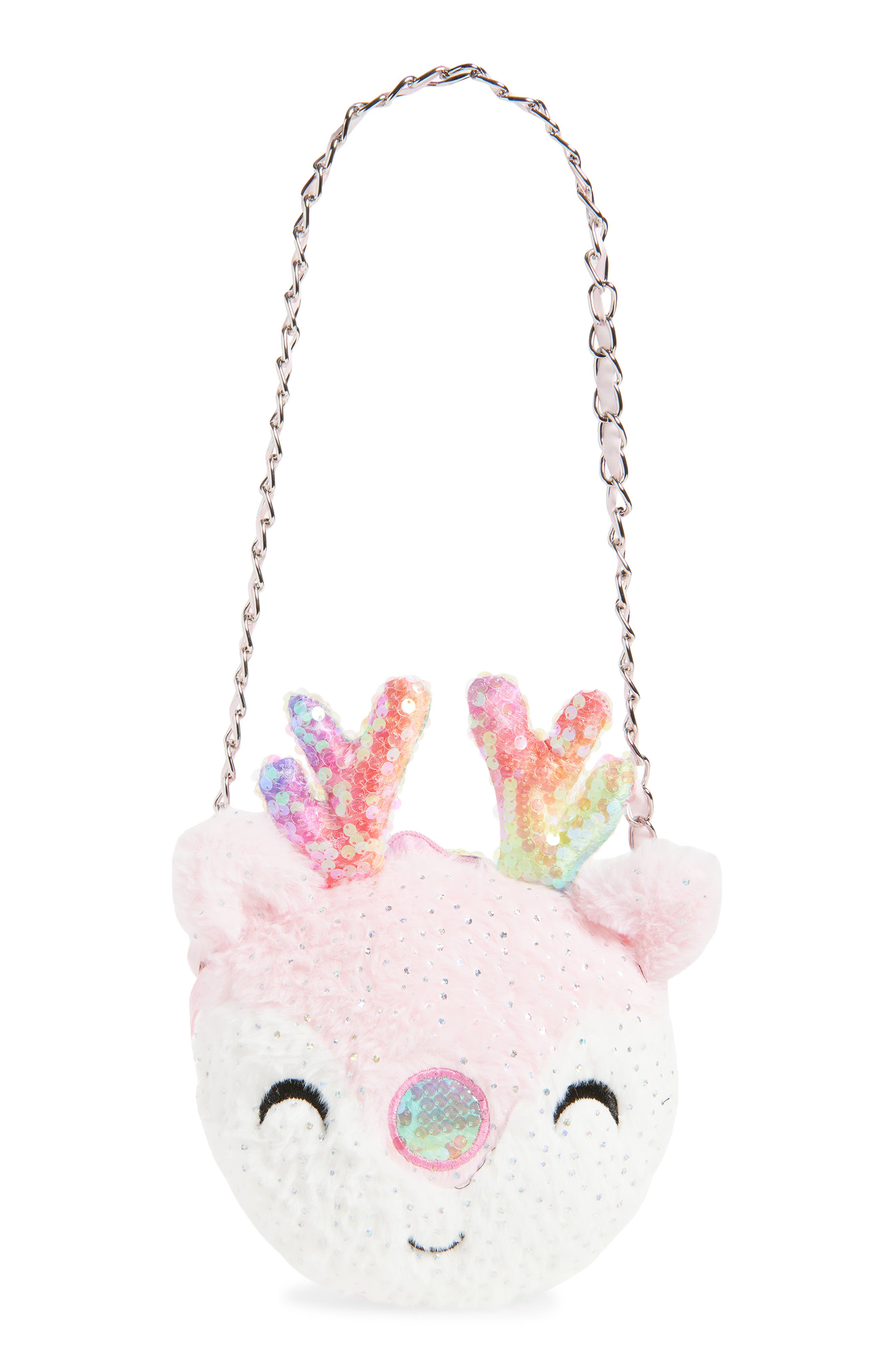 Olly & Me Kids' Plush Reindeer Crossbody Bag | Nordstromrack