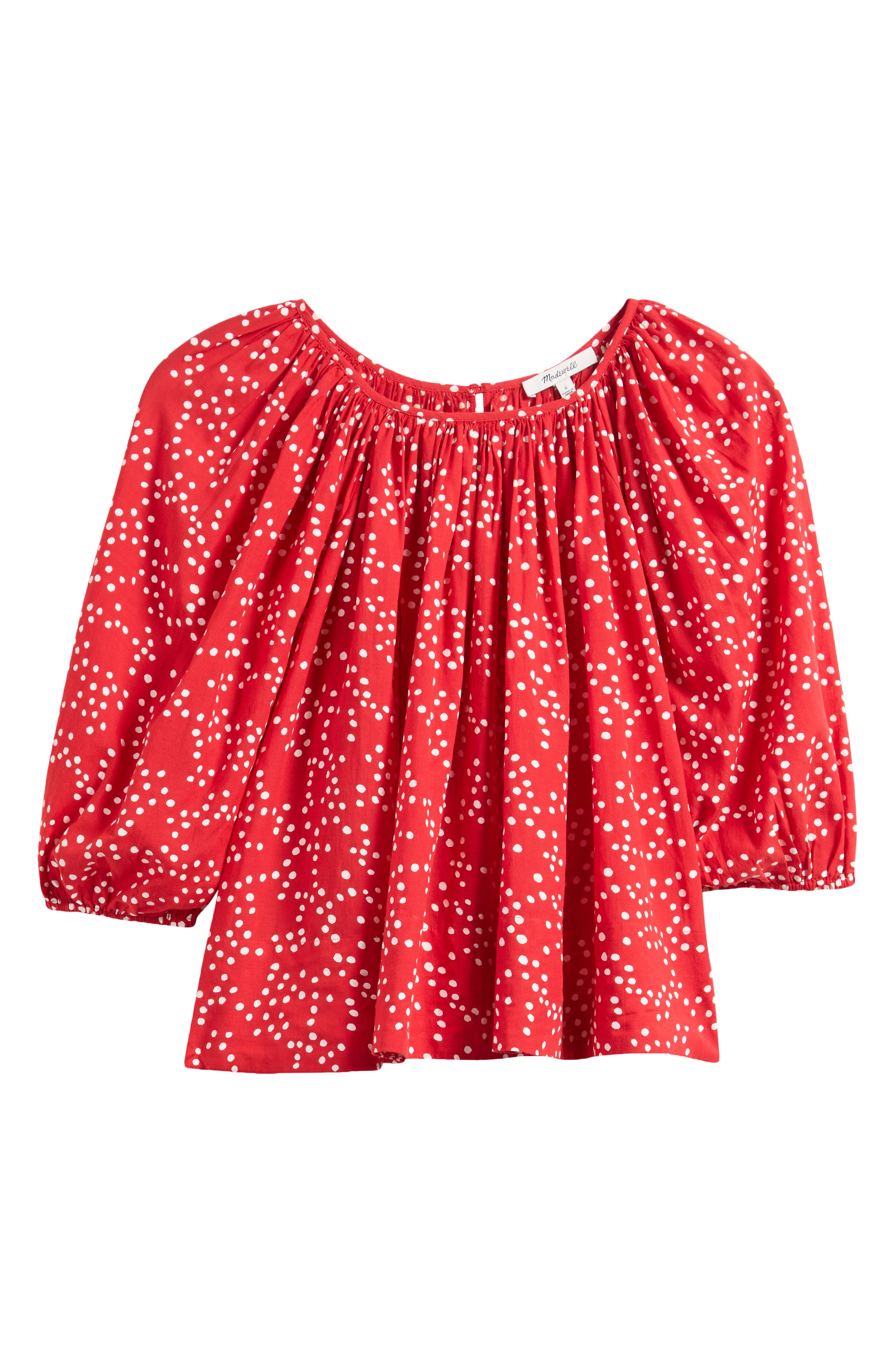 Madewell Shirred Puff-Sleeve Top | Nordstromrack