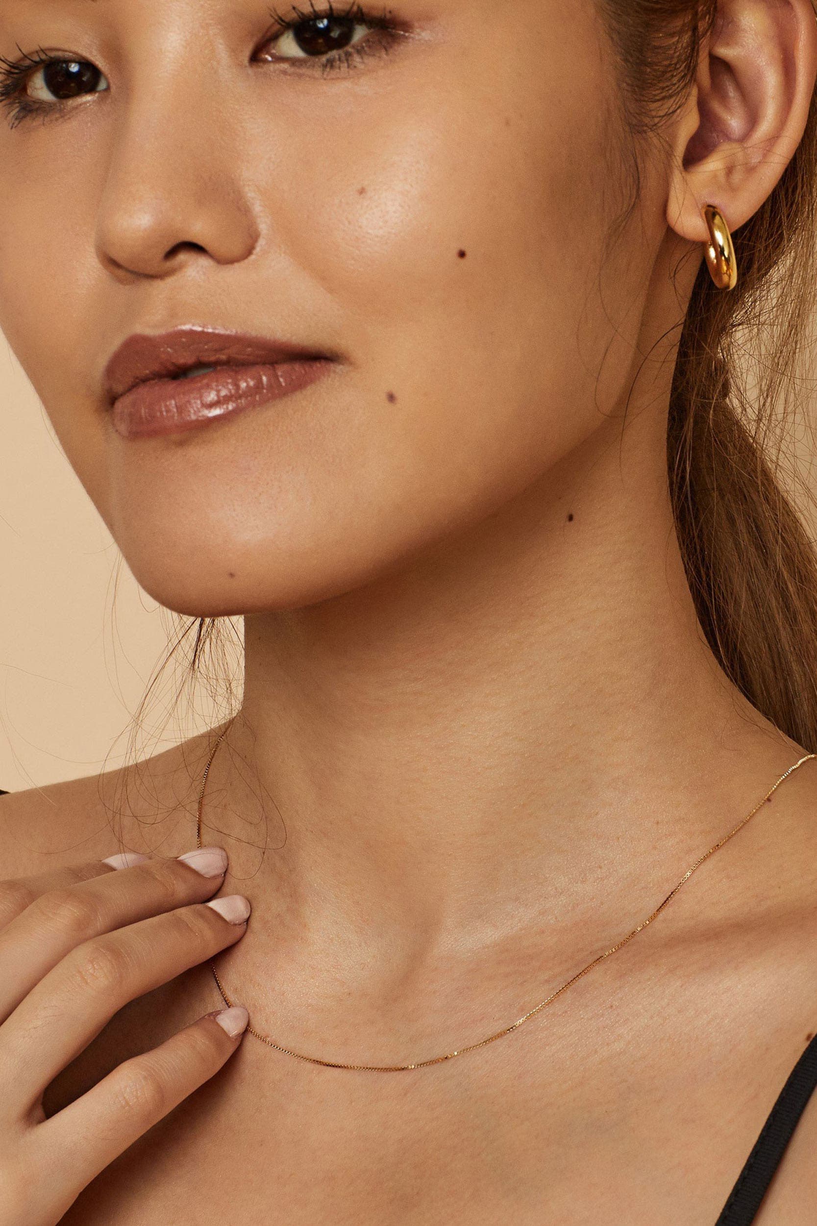 Oradina 18K Gold Bodega Box Chain | Nordstrom