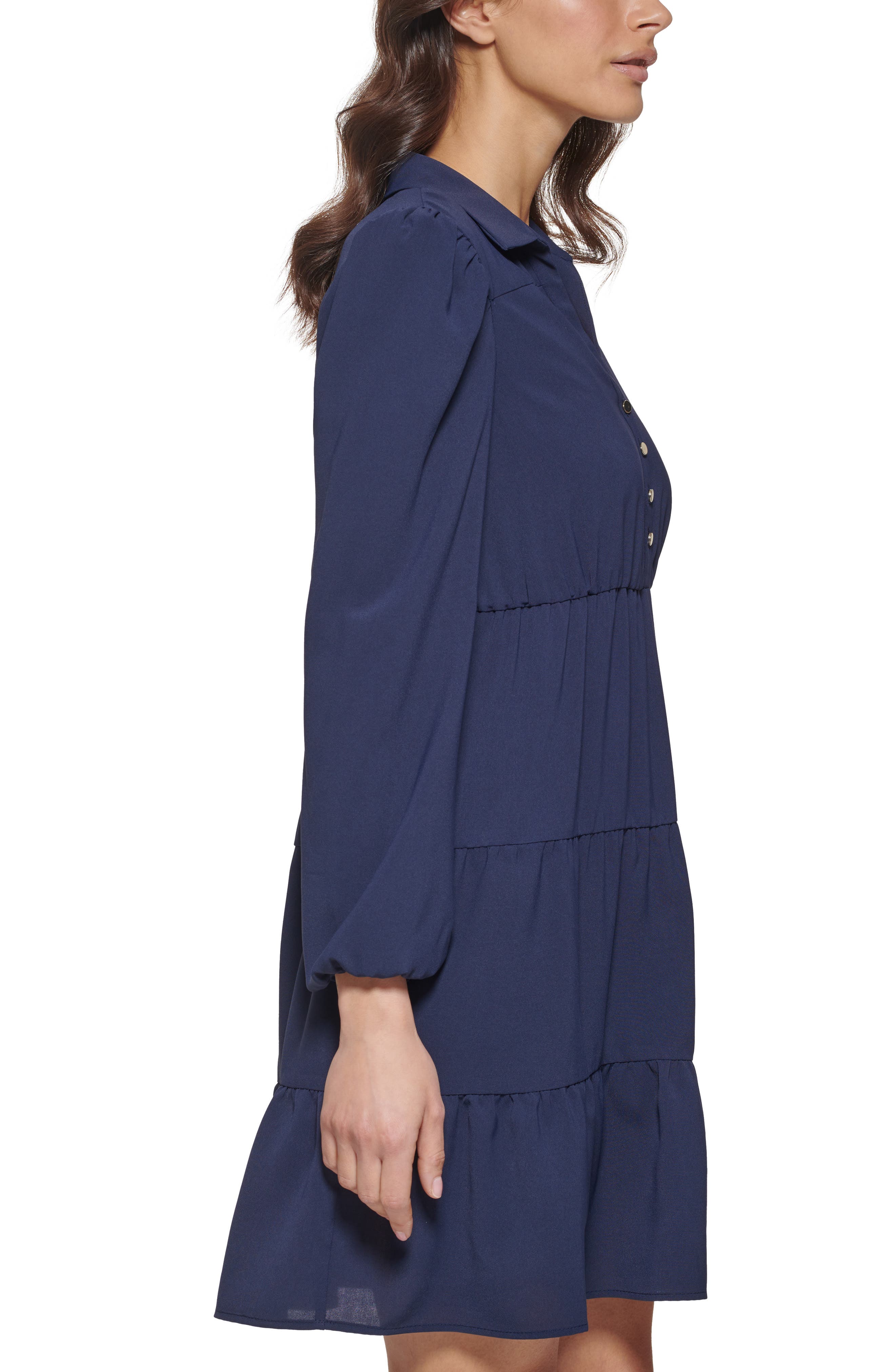 Kensie Long Sleeve Tiered Dress | Nordstromrack