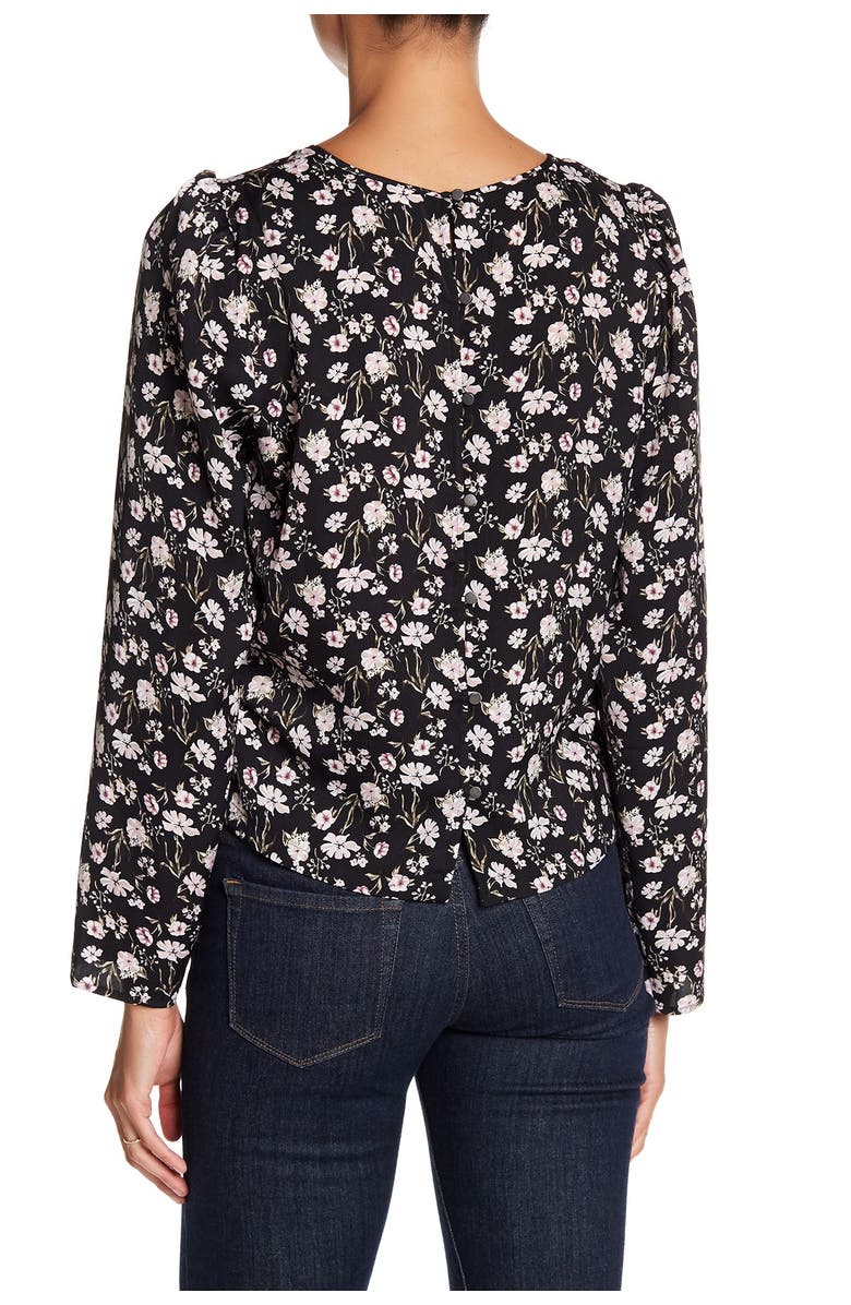 Melrose and Market Long Sleeve Print Blouse | Nordstromrack