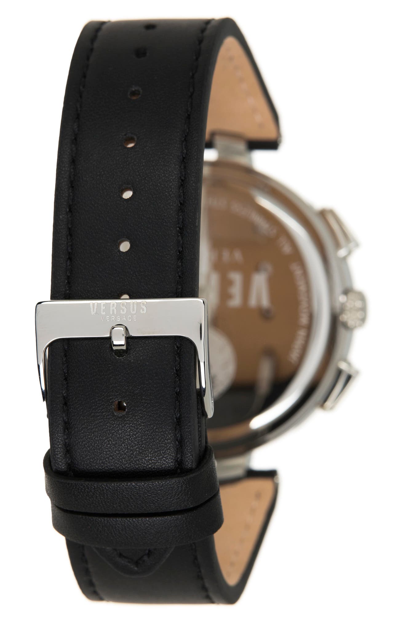 VERSUS Versace Versace Men's Logo Gent Chrono Leather Strap Watch, 44mm ...