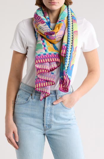 Vismaya Floral Patchwork Scarf | Nordstromrack