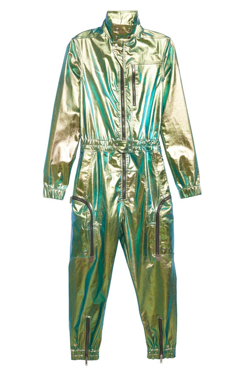 Rick Owens Bauhaus Iridescent Denim Flightsuit | Nordstrom