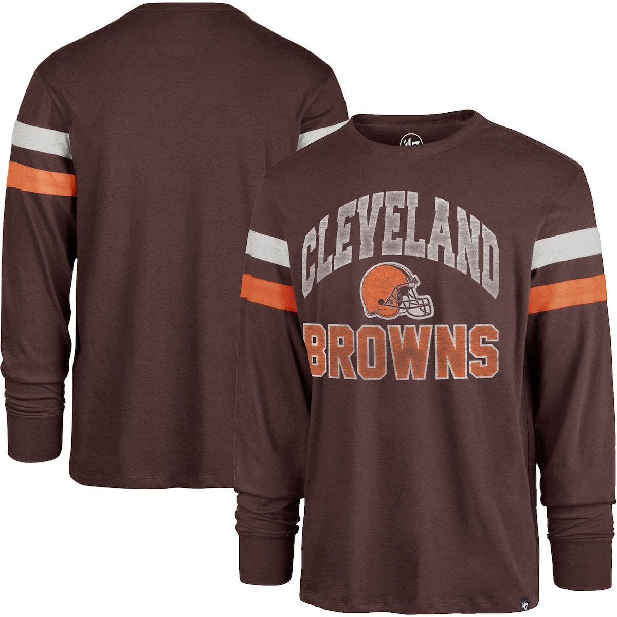 '47 Men's '47 Brown Cleveland Browns Irving Long Sleeve T-Shirt | Nordstrom