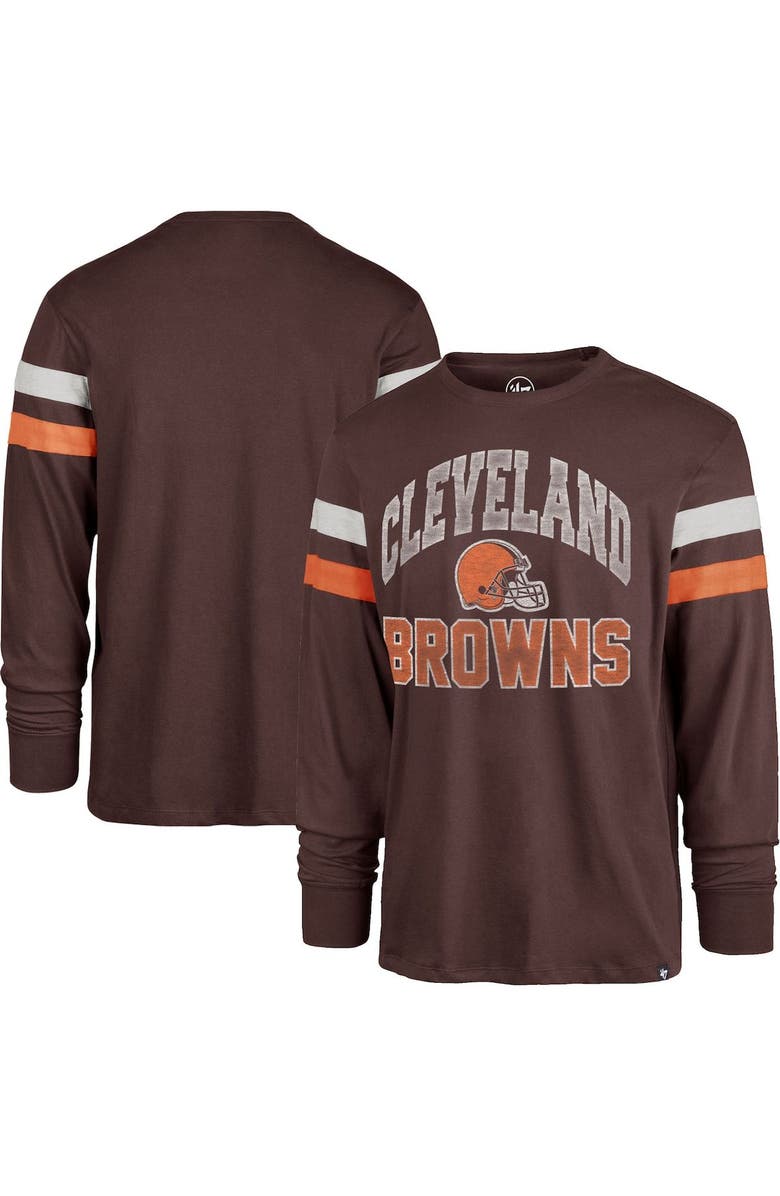 '47 Men's '47 Brown Cleveland Browns Irving Long Sleeve T-Shirt | Nordstrom