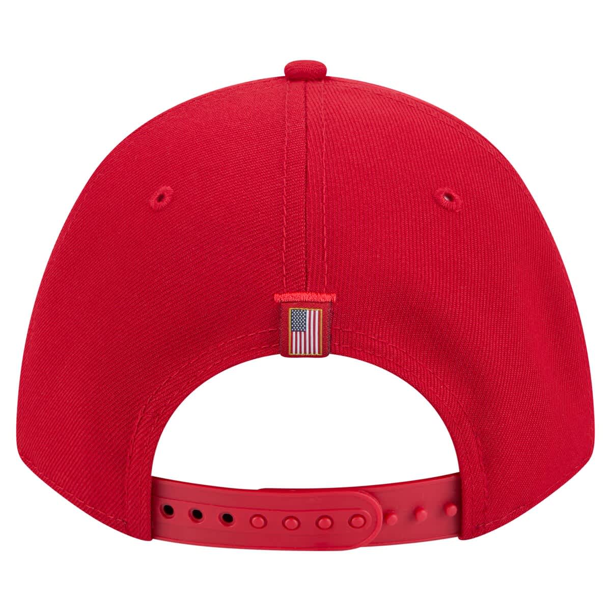New Era Men's New Era Red Washington Nationals American Flag 9FORTY M ...