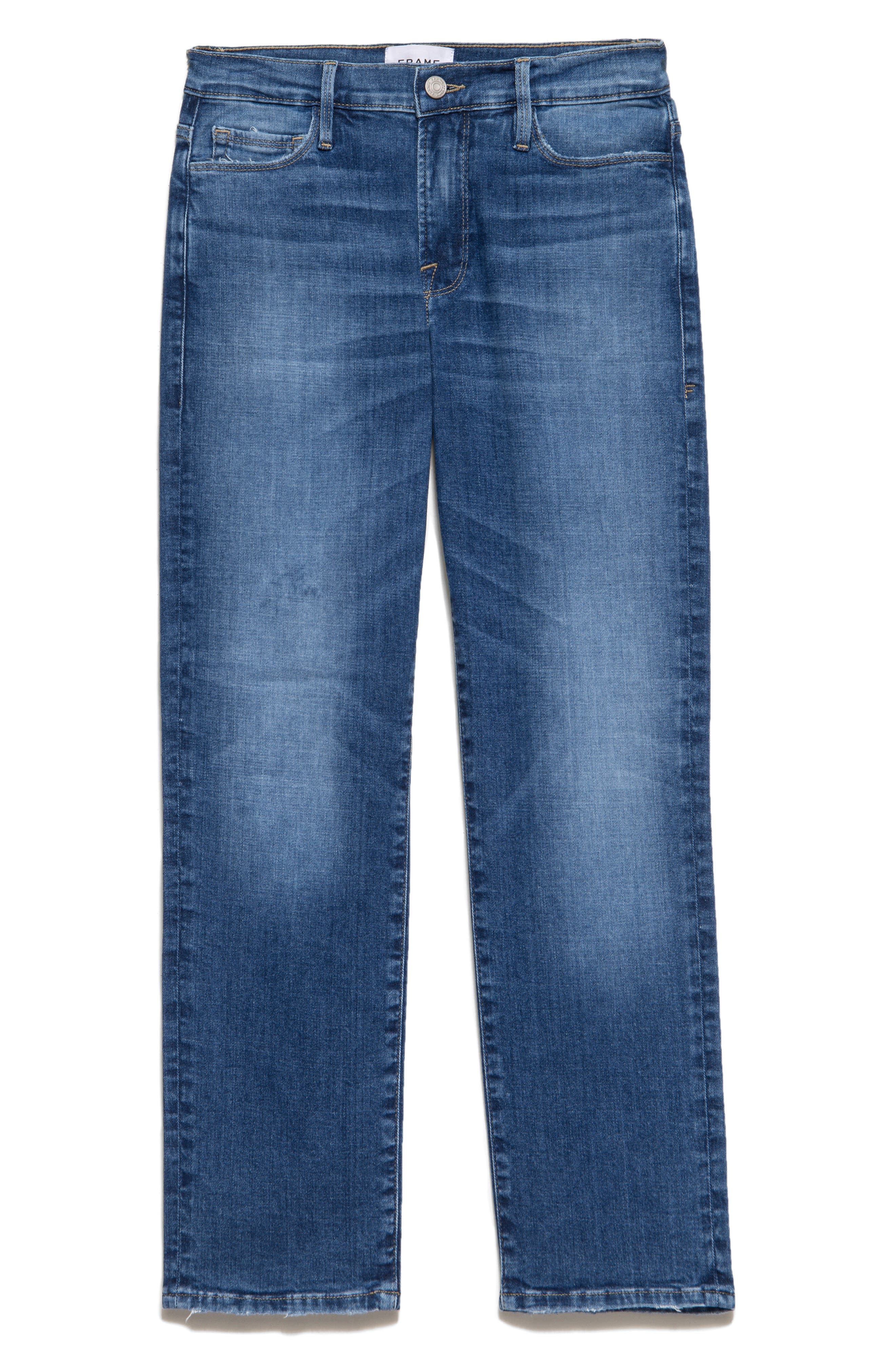 FRAME Le Noveau Stretch Organic Cotton Straight Leg Jeans | Nordstromrack