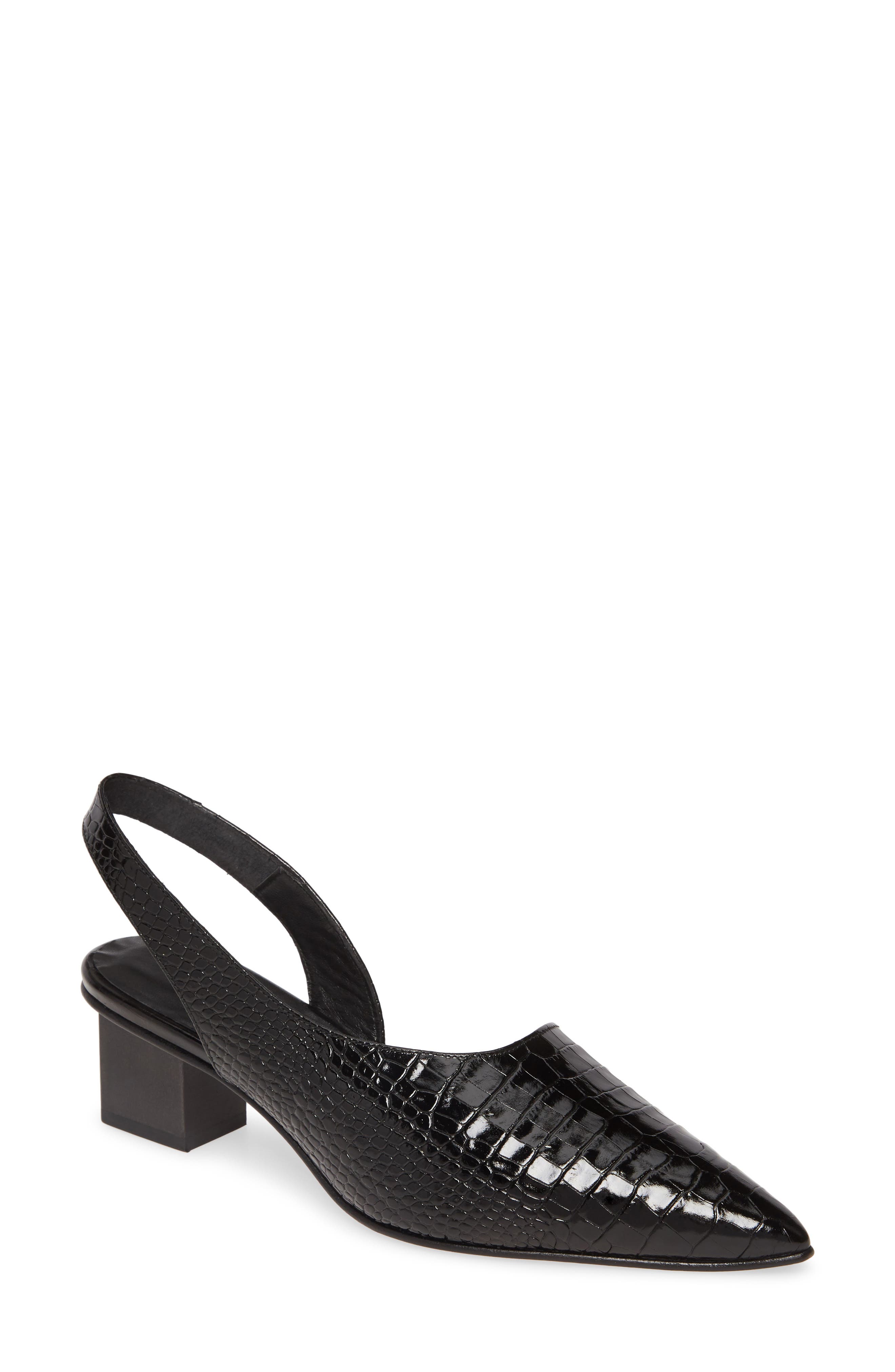 Freda Salvador Marigold Asymmetrical Slingback Pump (Women) | Nordstrom