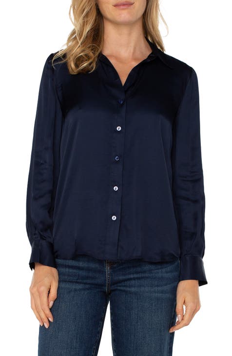 Women's Satin Button Up Tops | Nordstrom