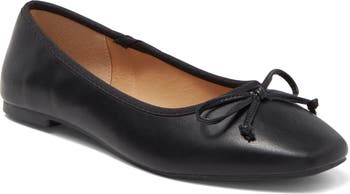 HALSTON Square Toe Flex Ballet Flat (Women) | Nordstromrack