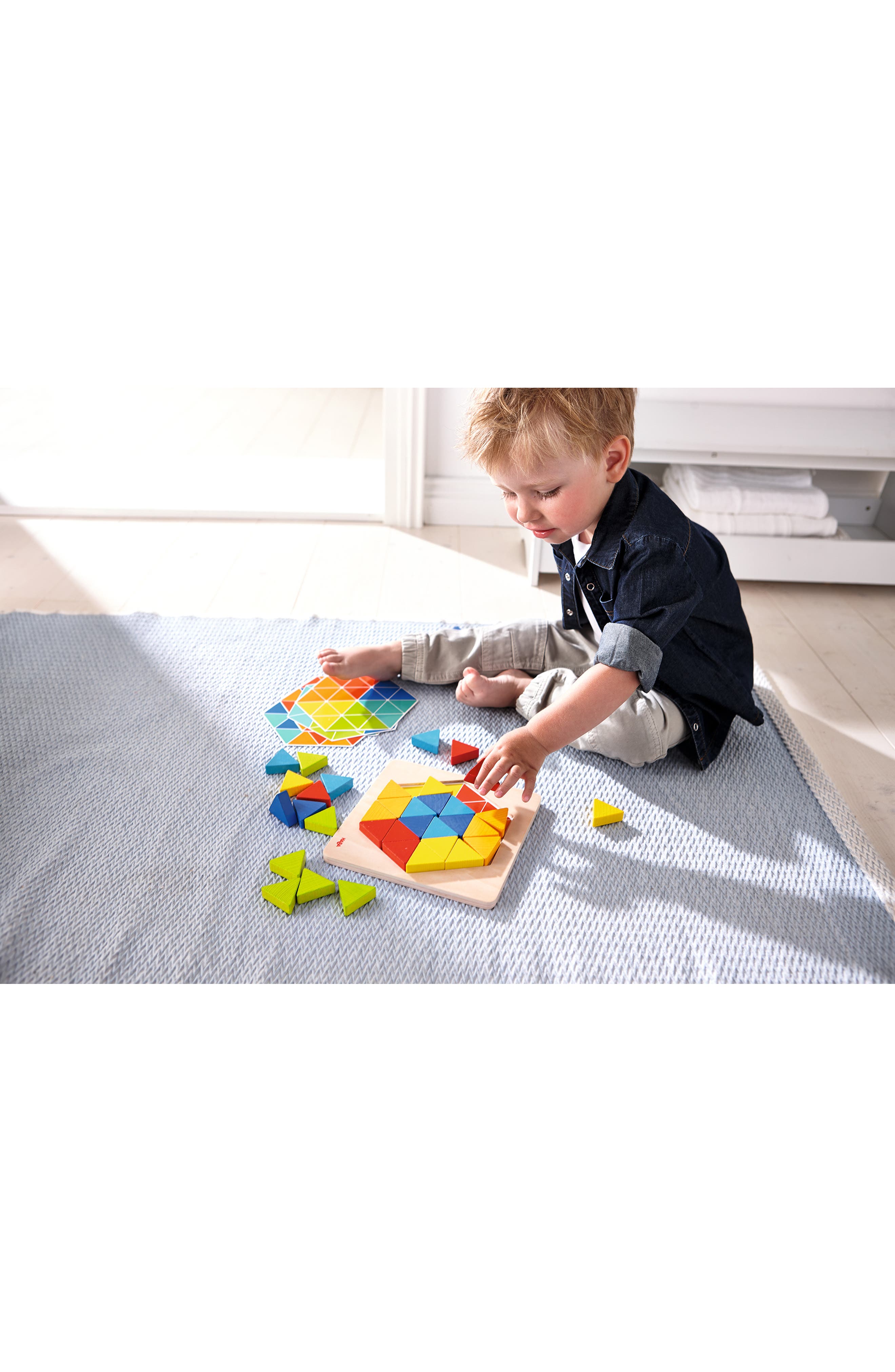 HABA Magical Pyramids 36-Piece Wooden Puzzle | Nordstrom