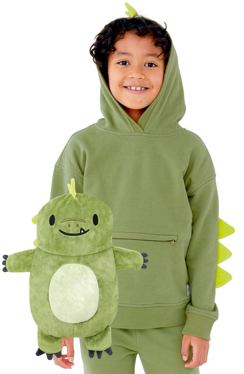 Cubcoats Kids' Dayo the Dinosaur 2-in-1 Stuffed Animal Hoodie ...