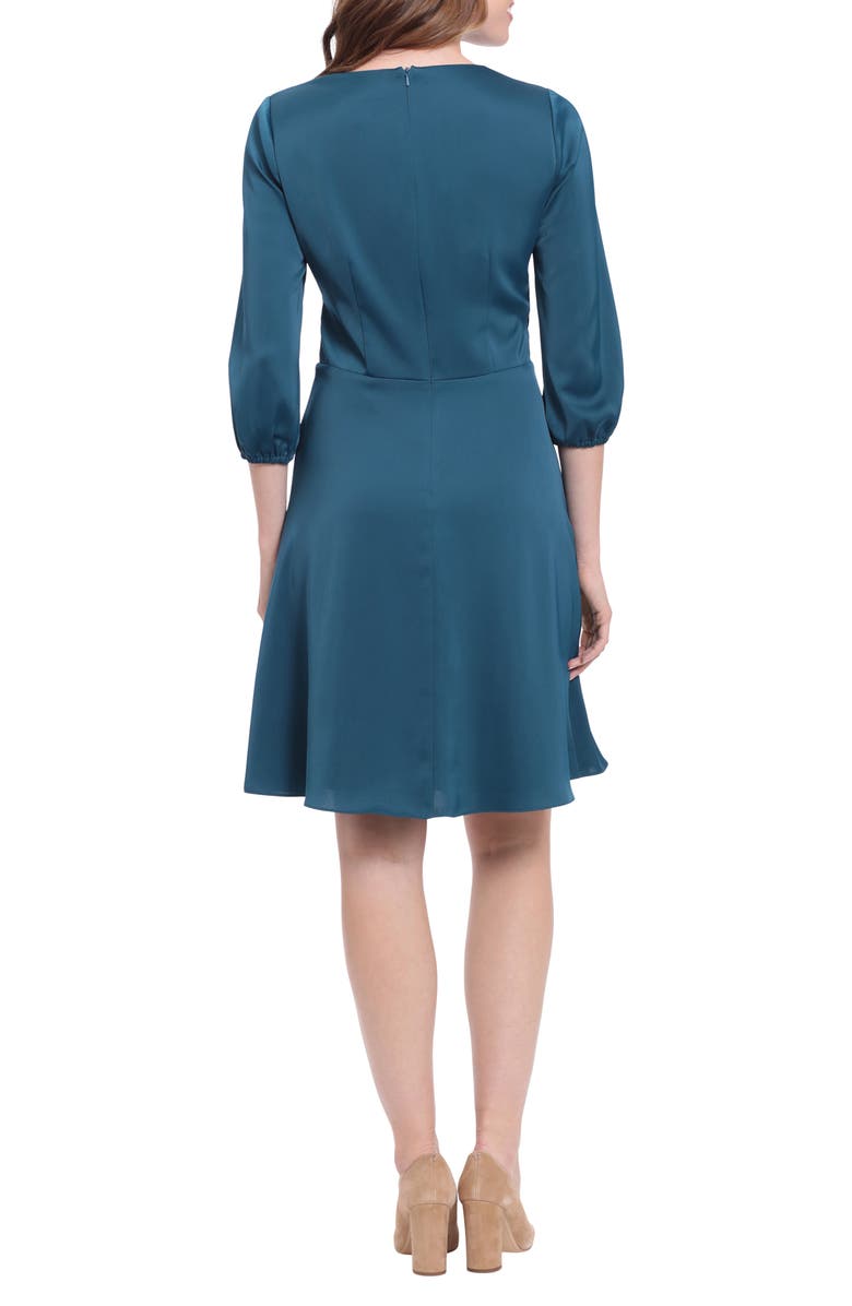London Times Keyhole Side Tie Fit & Flare Dress | Nordstromrack