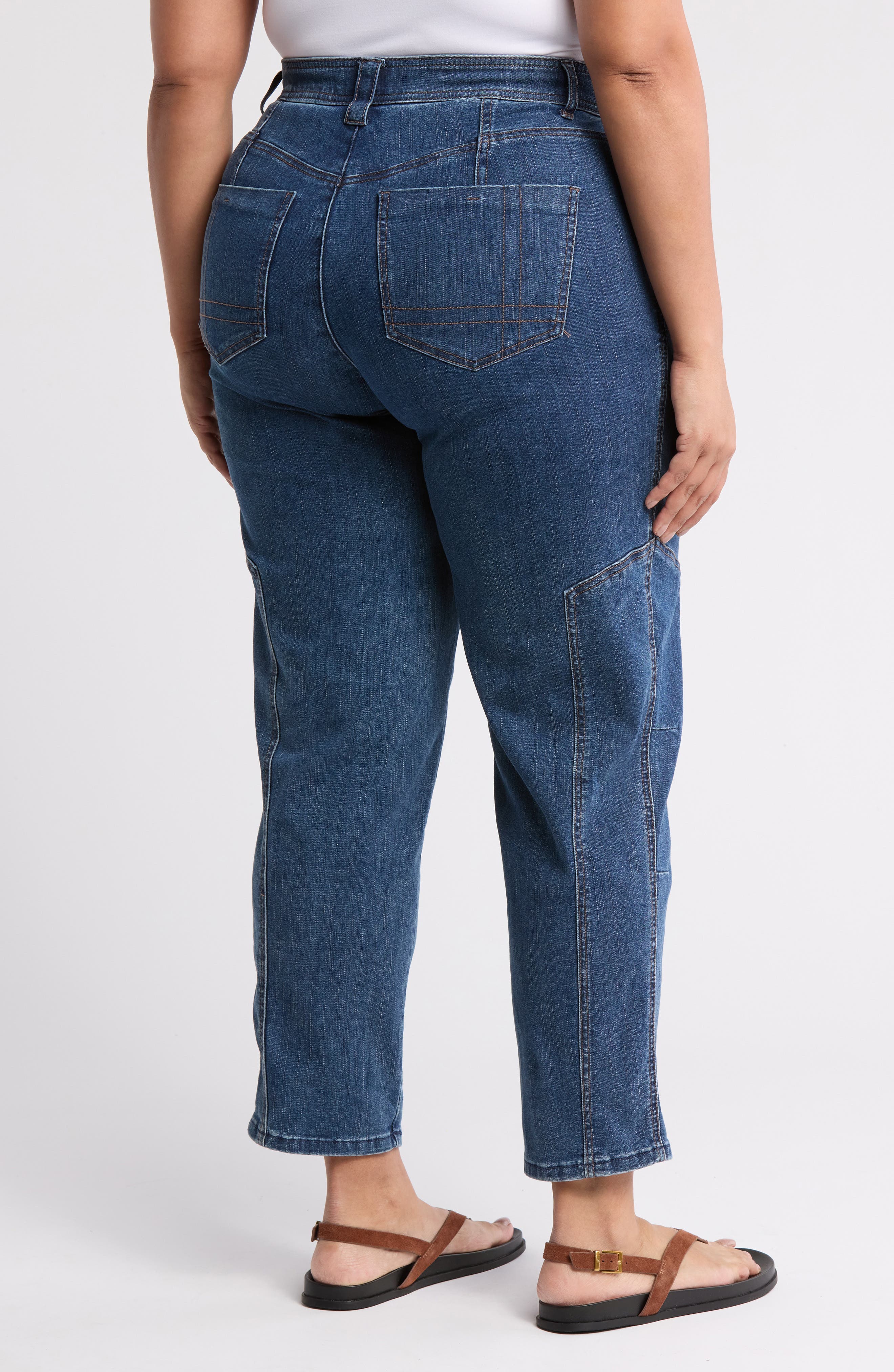 Democracy Roll Cuff Tapered Straight Leg Jeans | Nordstromrack