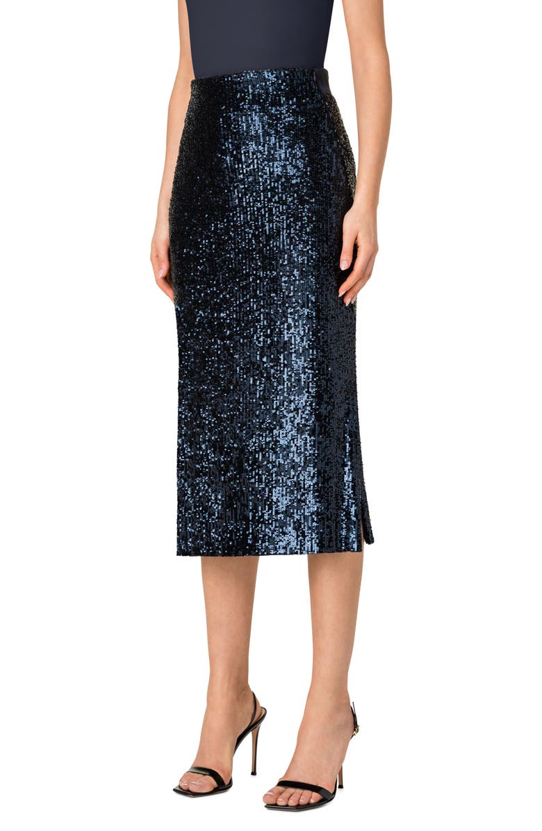 Akris Sequin Jersey Pencil Skirt | Nordstrom