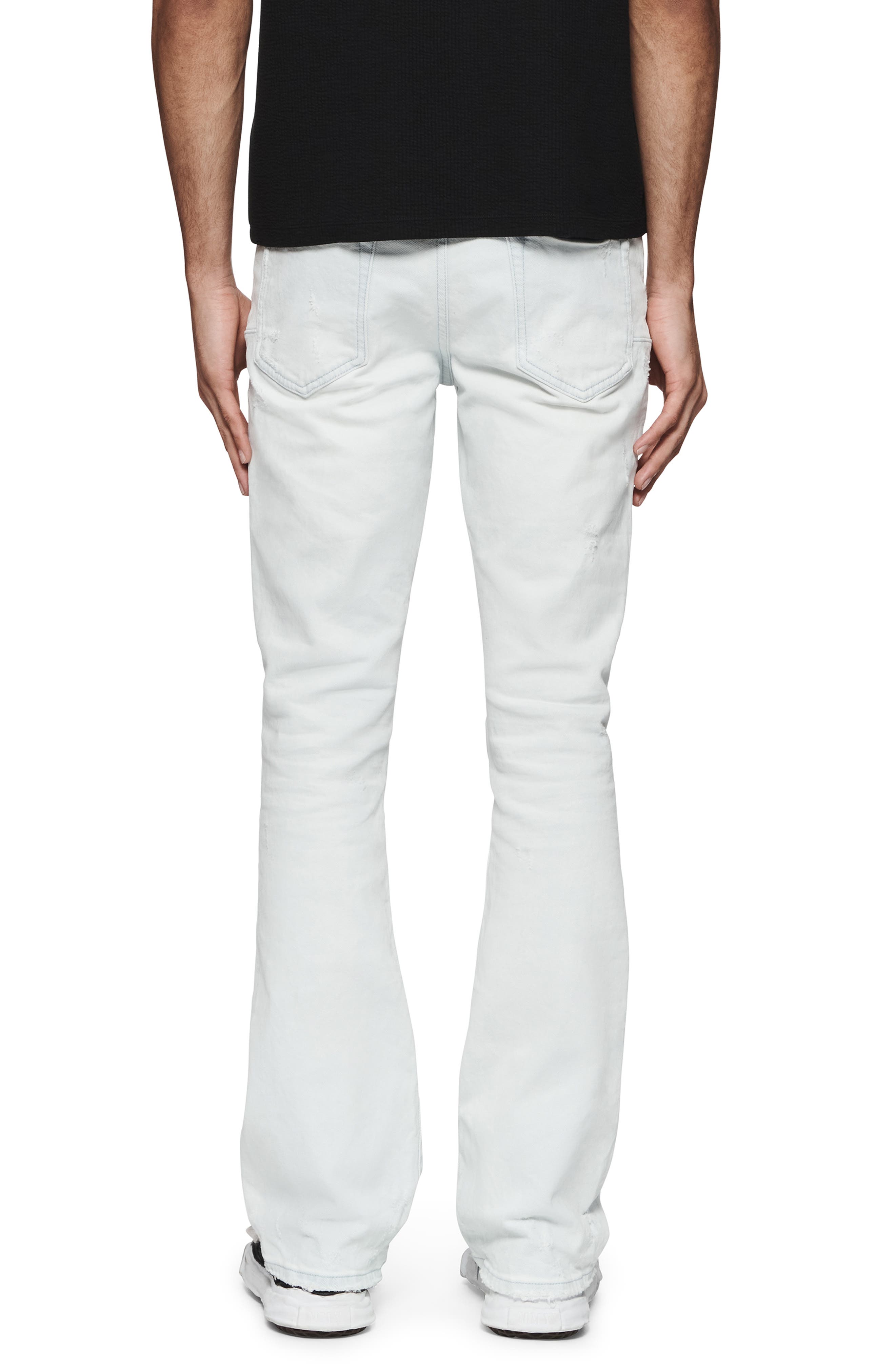 PURPLE BRAND Vintage Flare Distressed Blowout Jeans | Nordstromrack