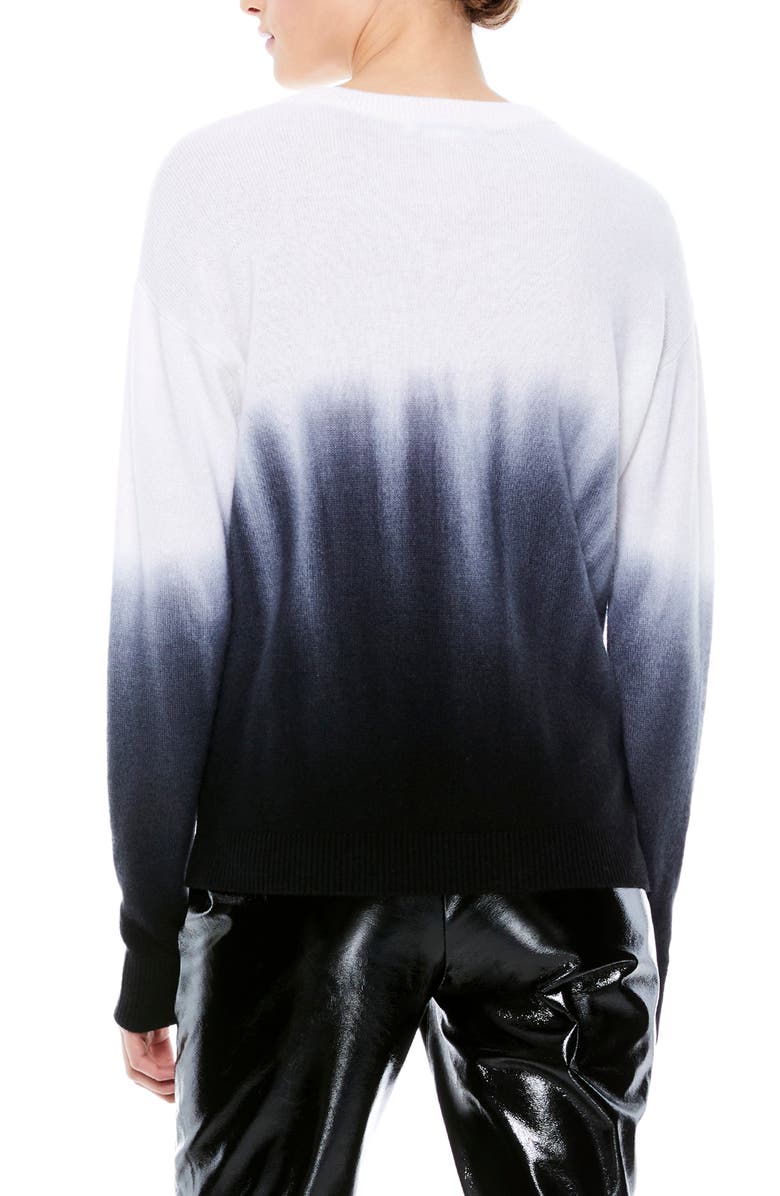 Alice + Olivia Gleeson Dip Dye Cashmere Blend Sweater | Nordstromrack