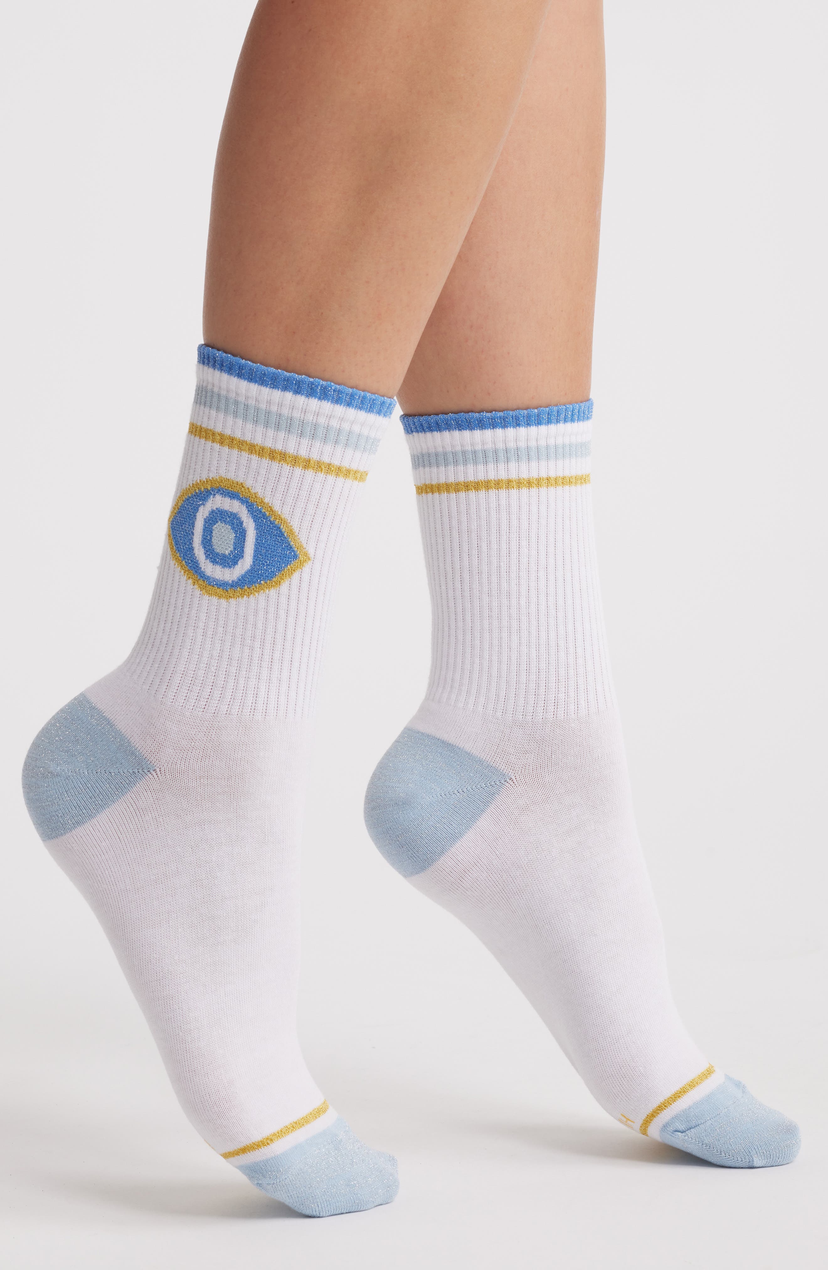HIGH HEEL JUNGLE Cotton Blend Crew Socks | Nordstromrack
