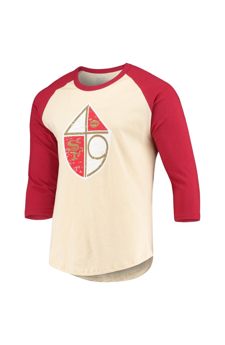 Majestic Threads Men's Majestic Threads Cream/Scarlet San Francisco ...