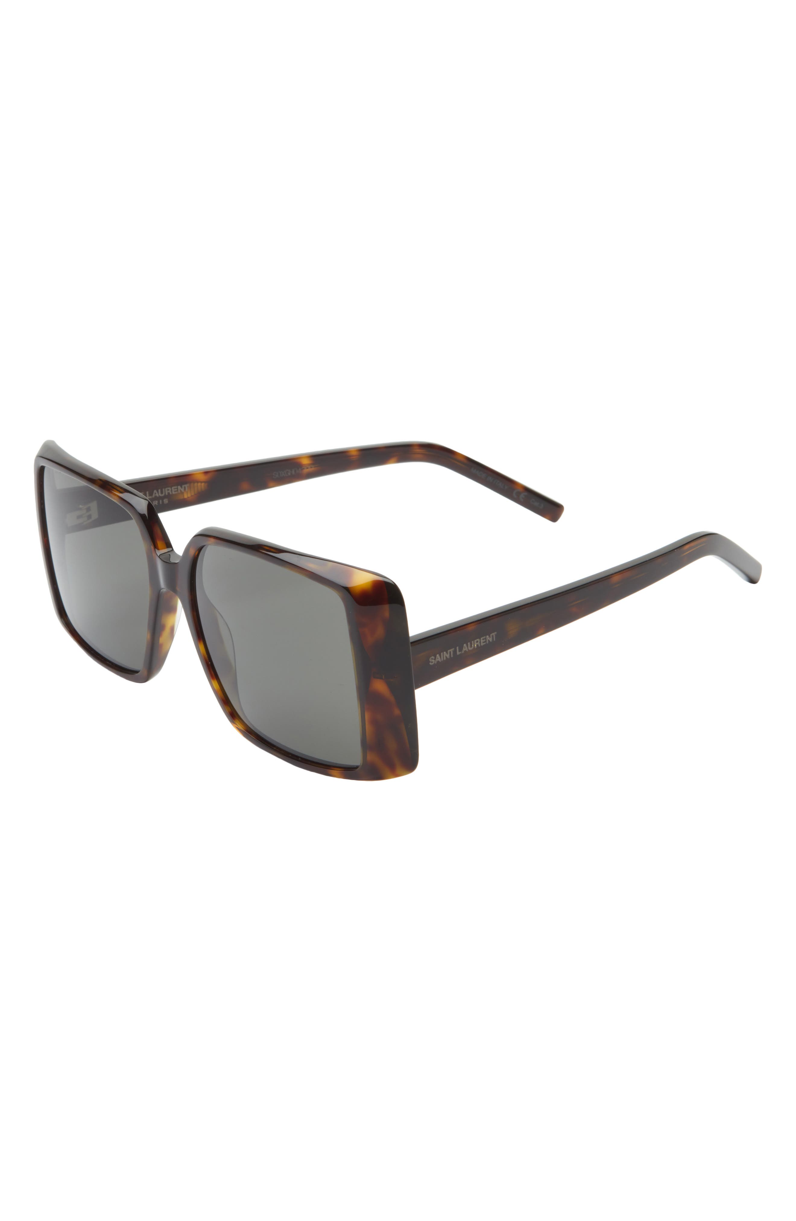Saint Laurent 56mm Rectangular Sunglasses | Nordstromrack