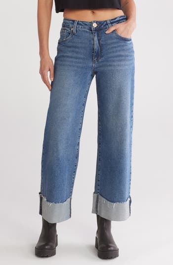 STS Blue Jayden Ultra High Rise Slouchy Cuffed Wide Leg Jeans ...