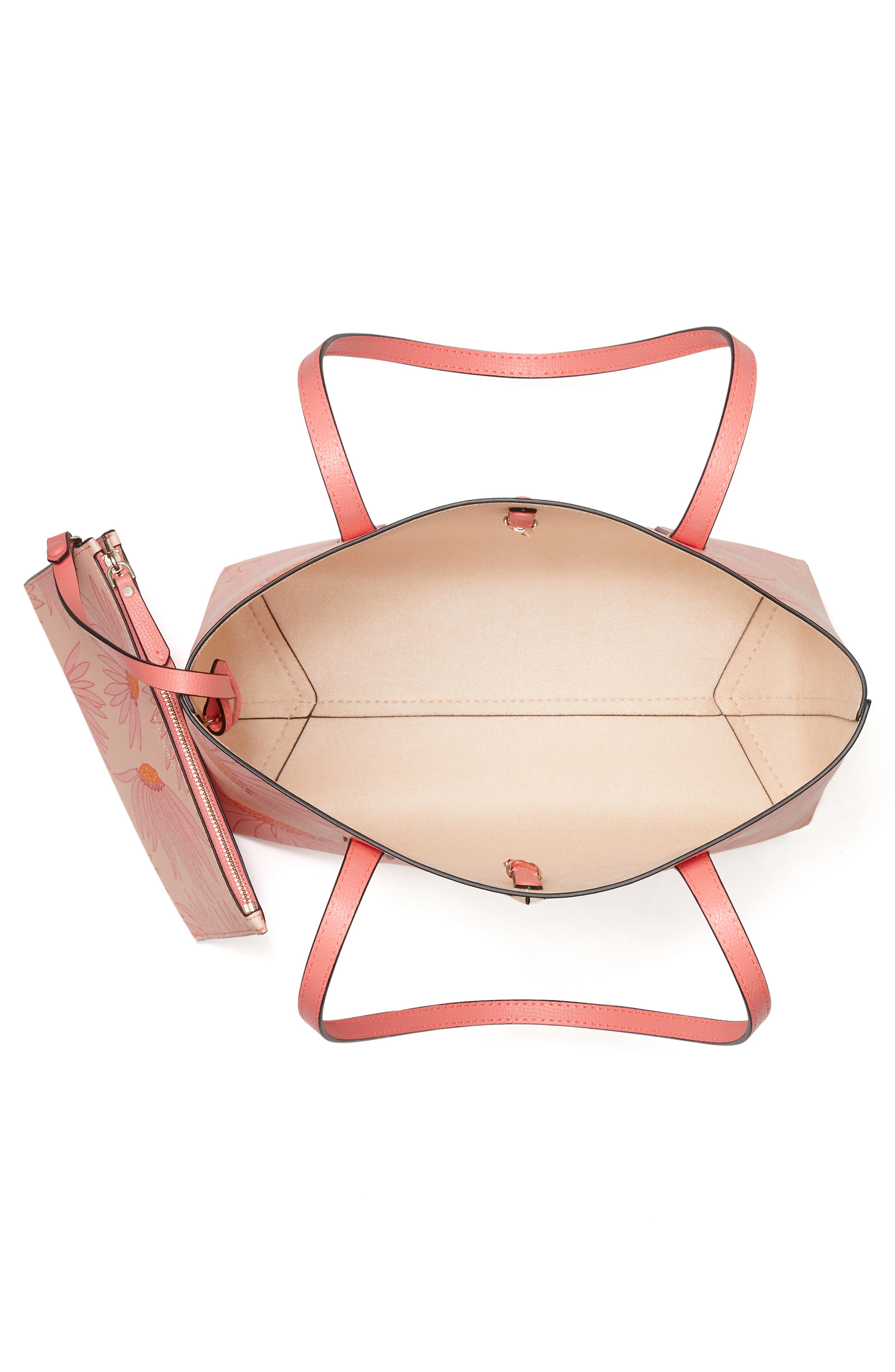 Kate Spade New York small molly falling flower faux leather tote ...