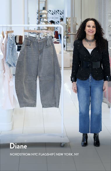 Free People Good Luck Mid Rise Barrel Leg Jeans | Nordstrom