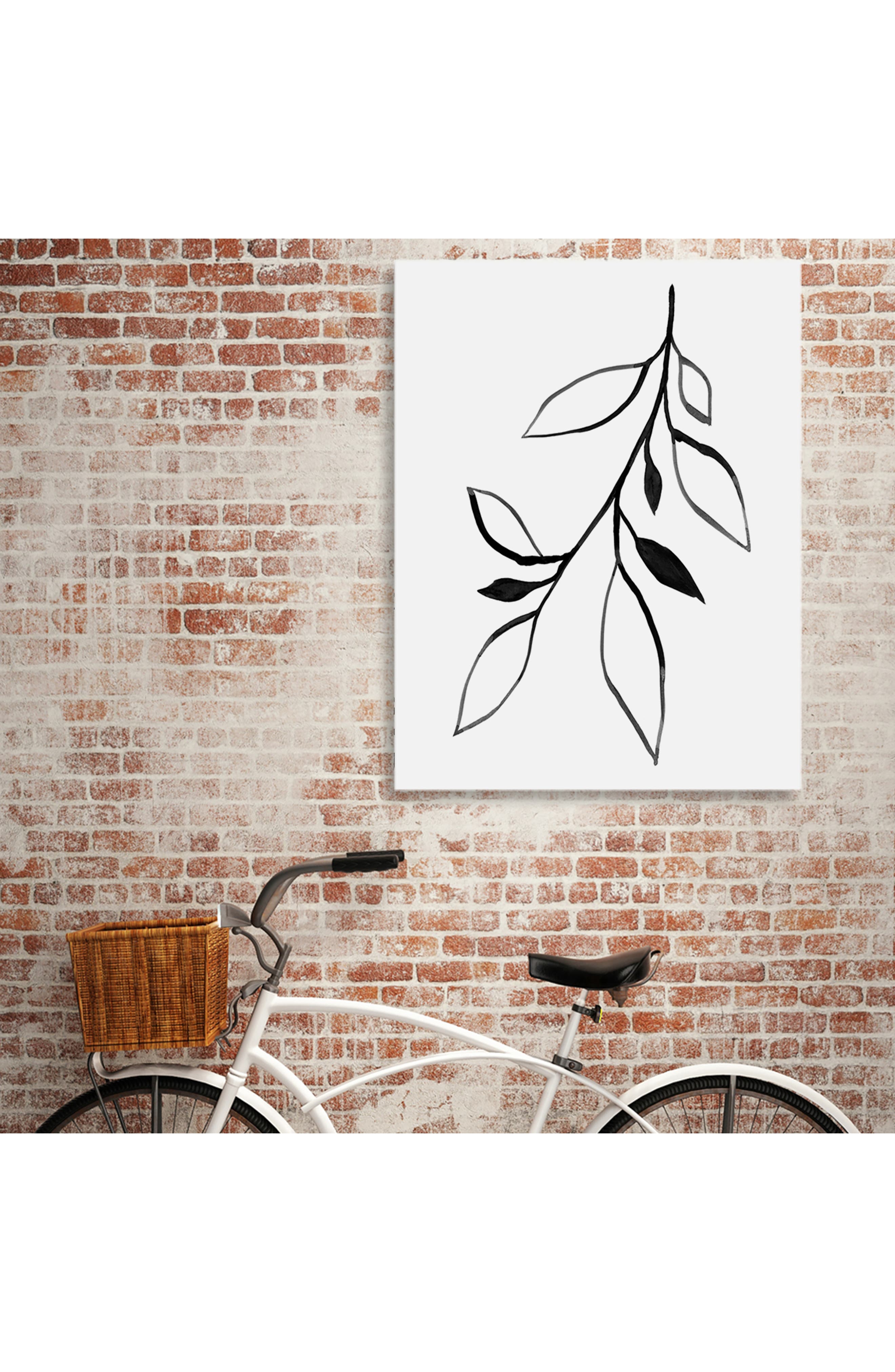 CURIOOS Black Ink Botanical Line Art Print | Nordstromrack