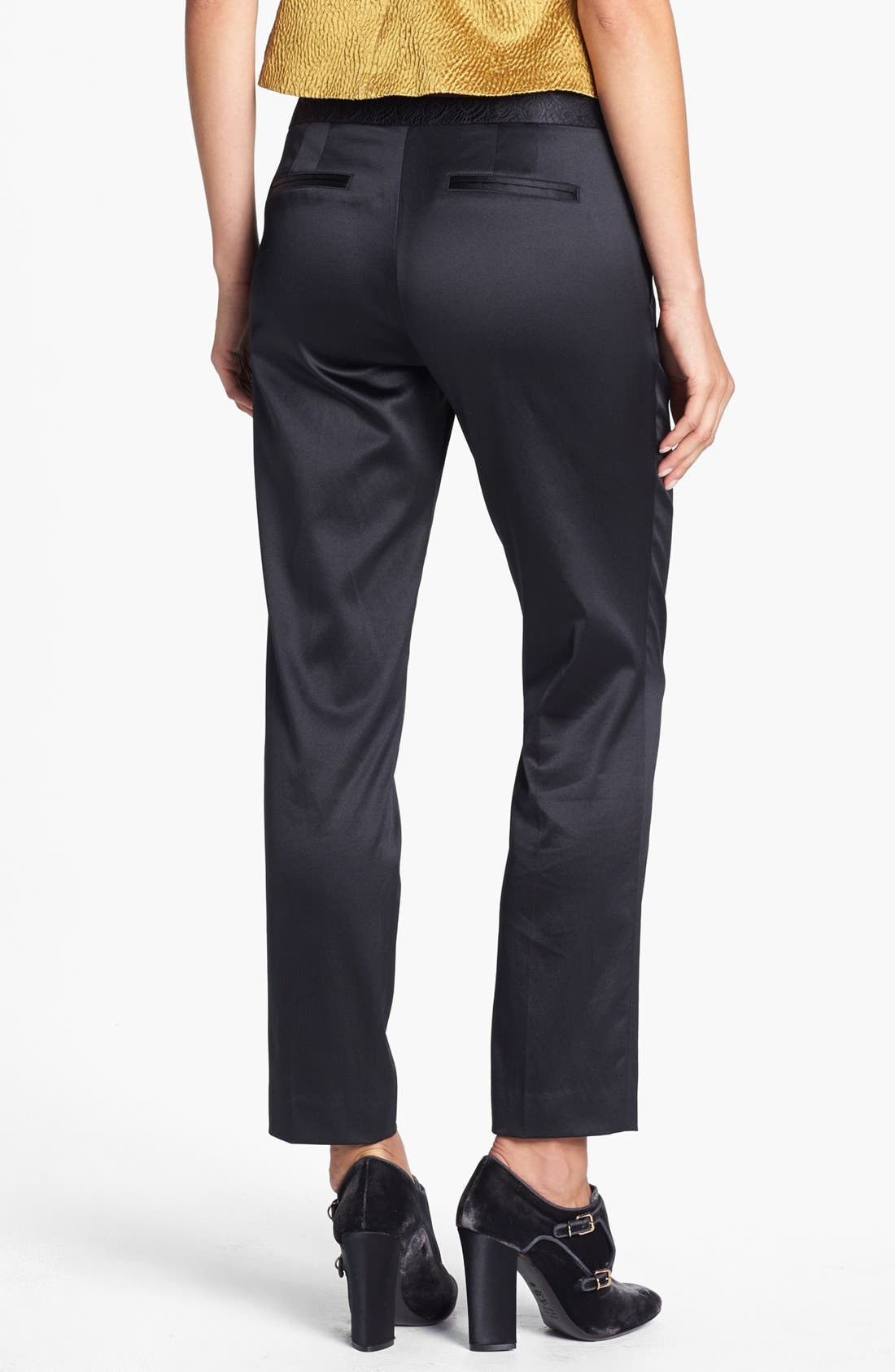 Tory Burch 'Geoff' Silk Blend Pants | Nordstrom