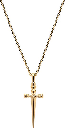 Awe Inspired Diamond Sword Pendant Necklace | Nordstrom