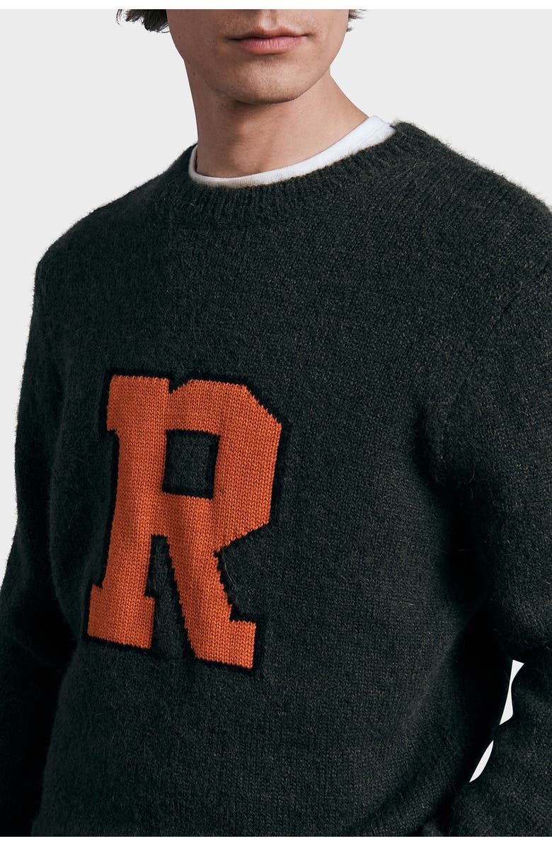rag & bone Varsity Intarsia Letter Alpaca & Wool Blend Sweater ...