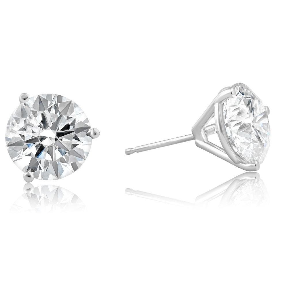 Bliss Diamond Certified 8 Ct tw 14k Gold Lab Grown Round-Cut Diamond ...
