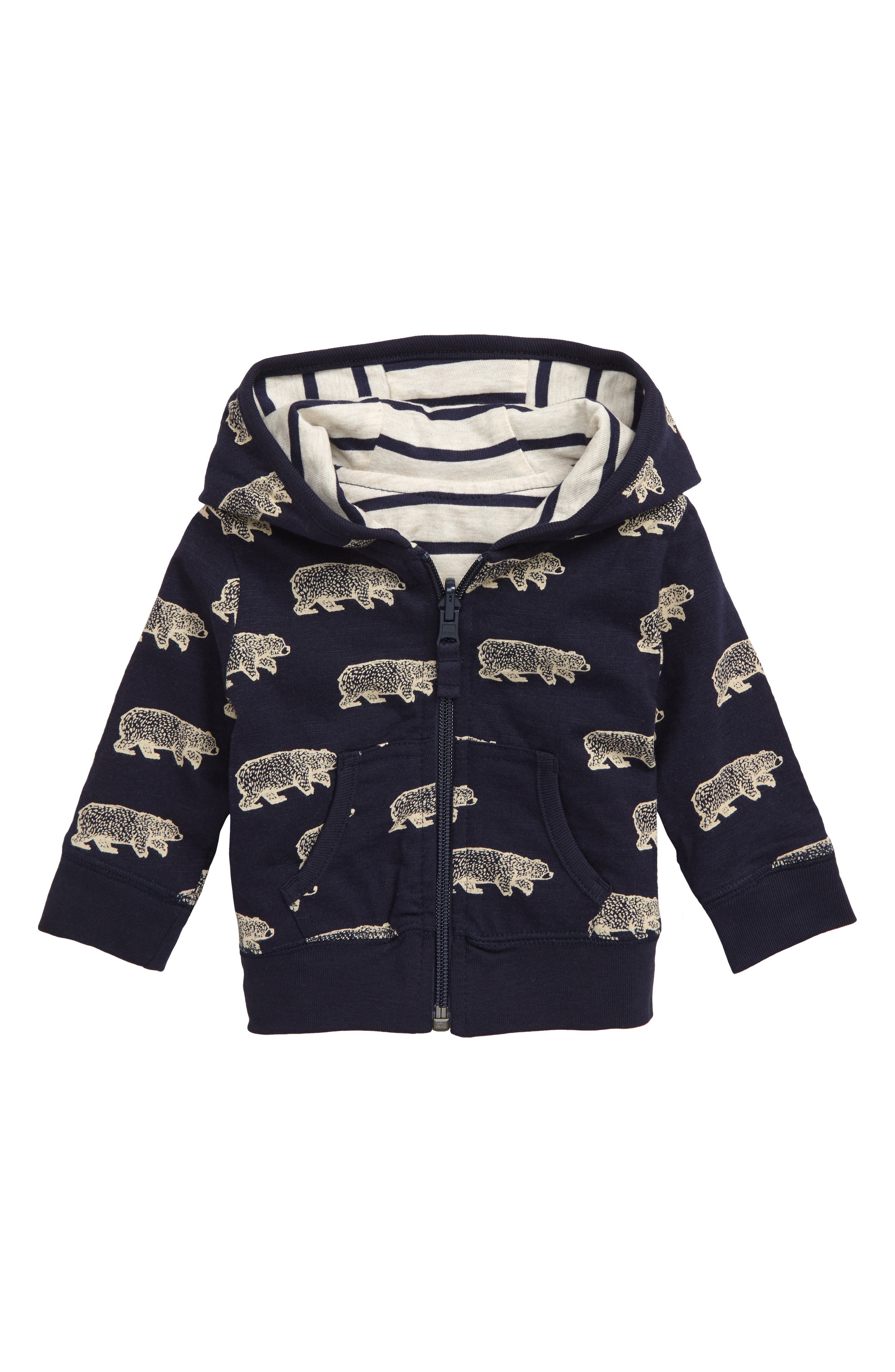 Hatley Band of Bears Reversible Hoodie | Nordstrom