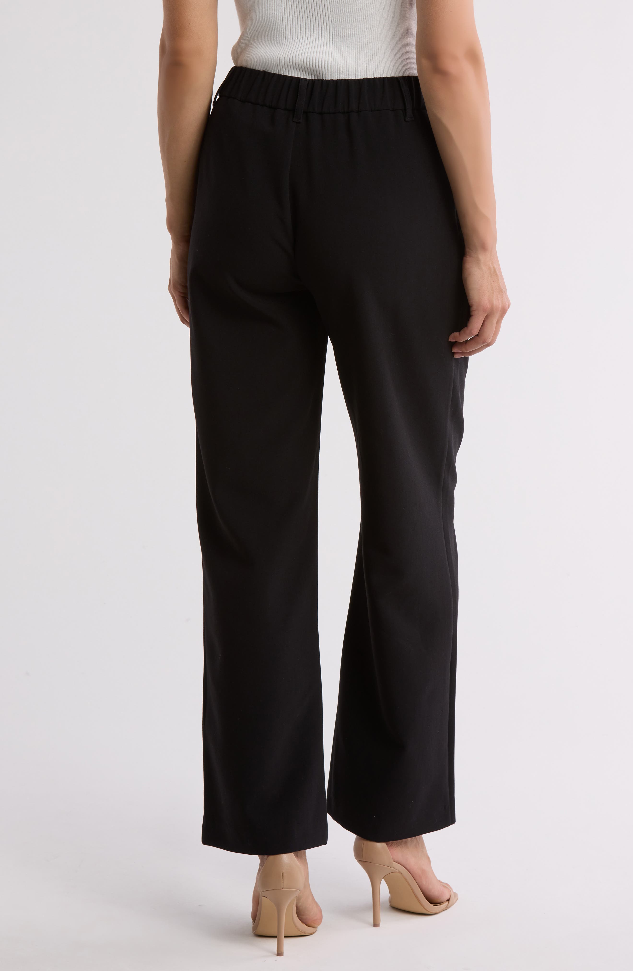 Gemma + Jane Single Pleat Wide Leg Trousers | Nordstromrack