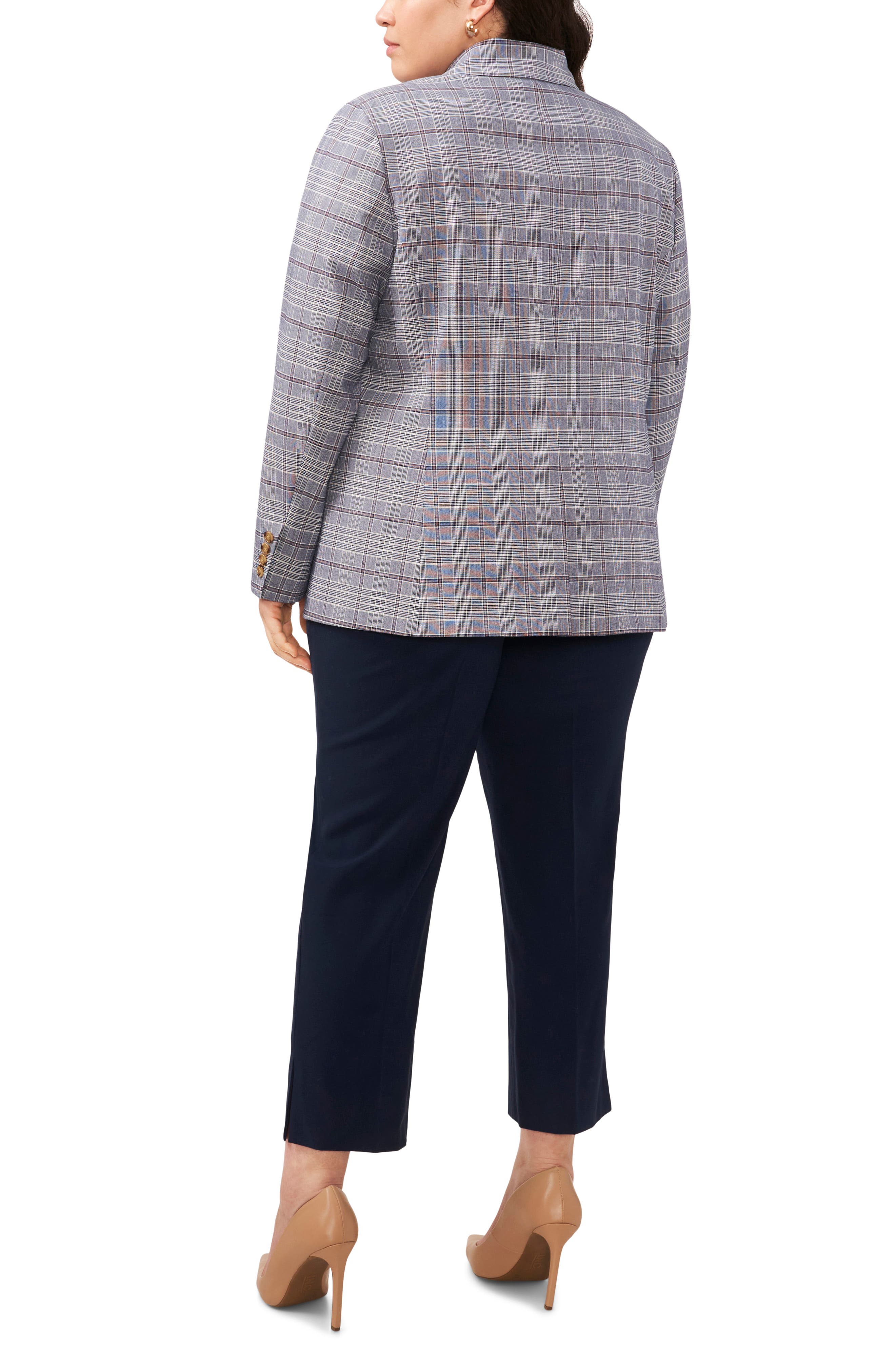 Halogen® Plaid Notch Lapel Blazer | Nordstromrack