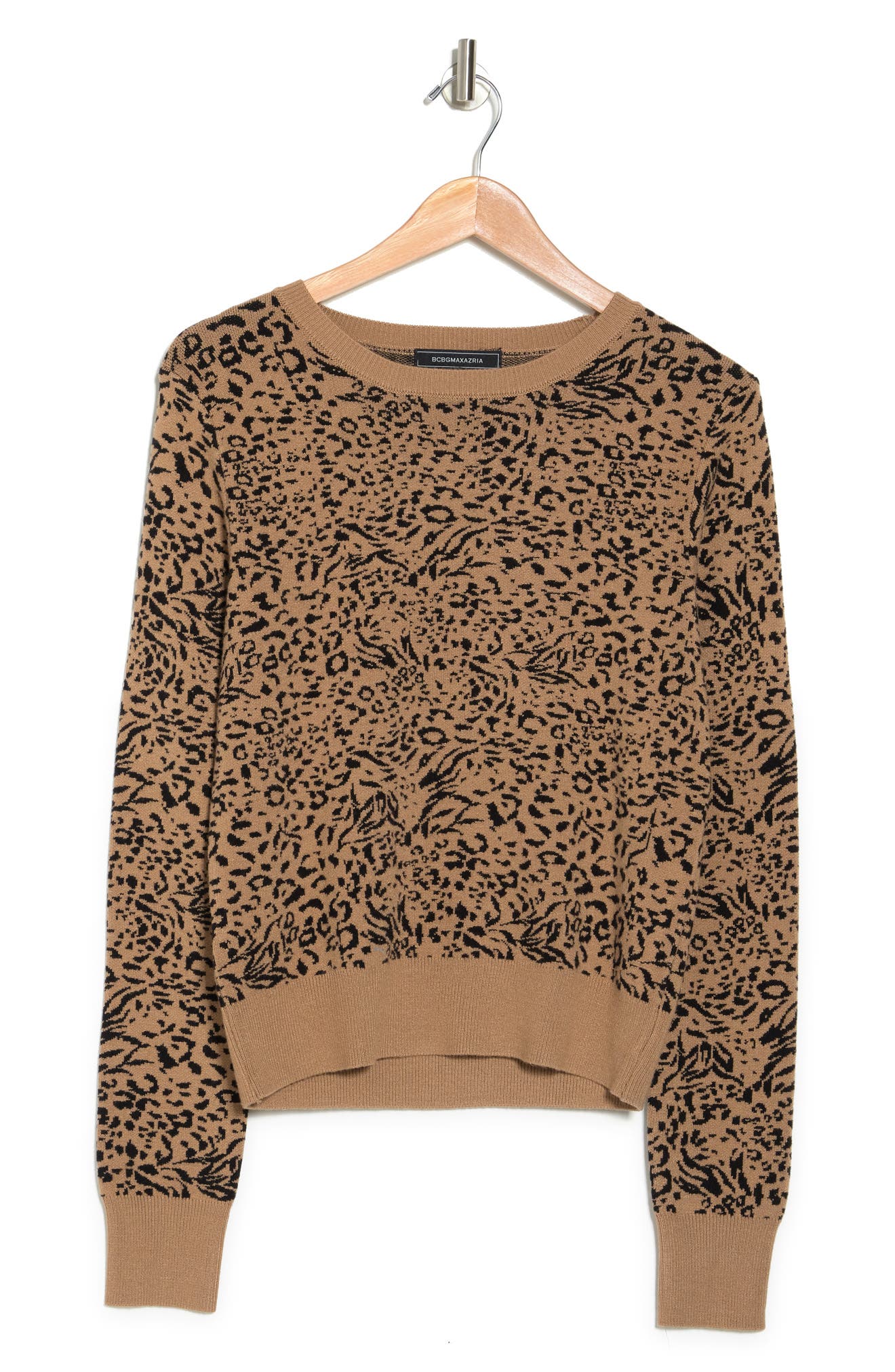 BCBGMAXAZRIA Leopard Print Sweater | Nordstromrack