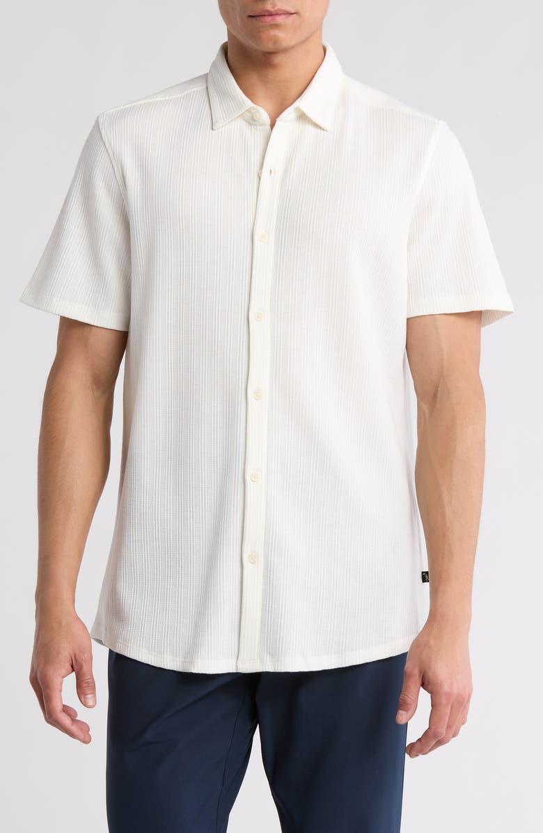 Civil Society Rib Texture Woven Button-Up Shirt | Nordstromrack
