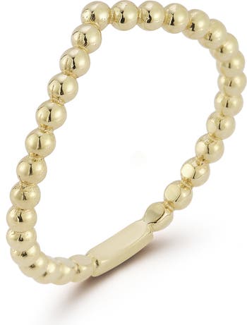 Ember Fine Jewelry 14K Yellow Gold Ball Textured Ring | Nordstromrack