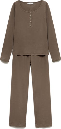 MANGO Two-Piece Pajamas | Nordstrom