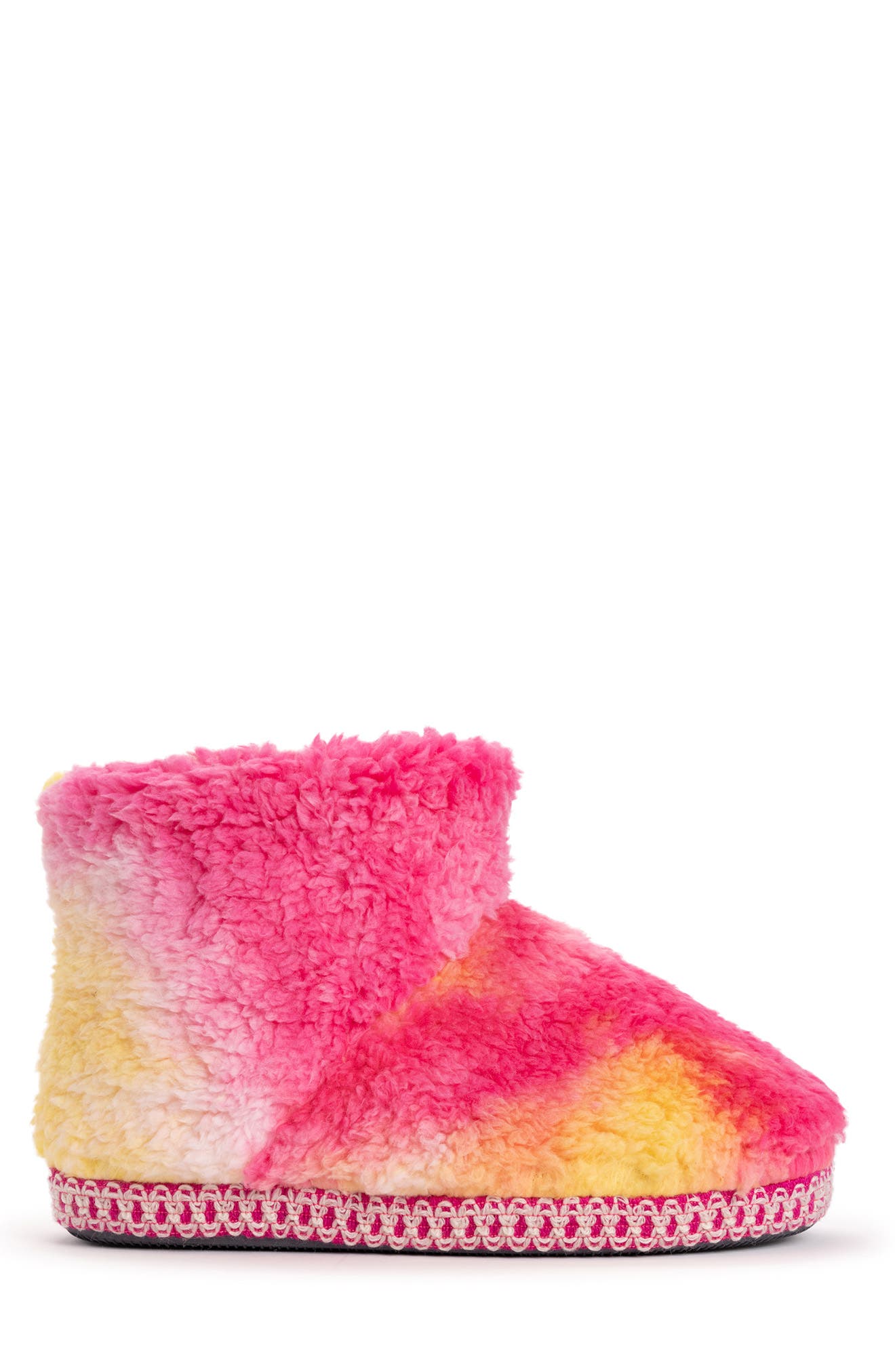 MUK LUKS Lukees Faux Shearling Slipper Bootie | Nordstromrack