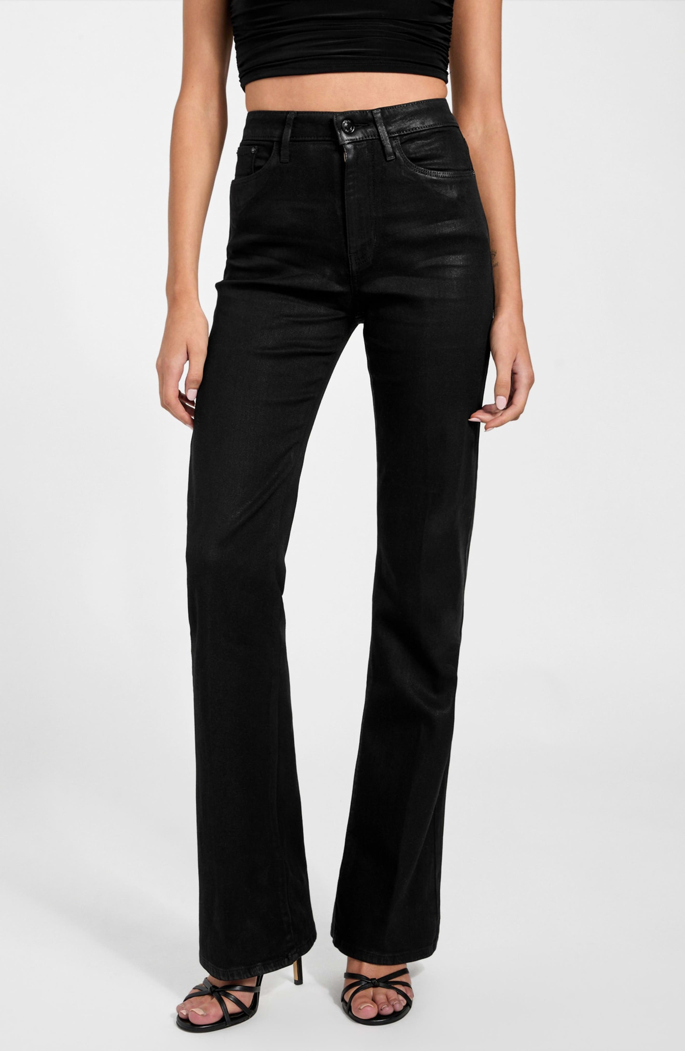 Sexy High Waist Coated Flare Jeans (Women) | Nordstrom