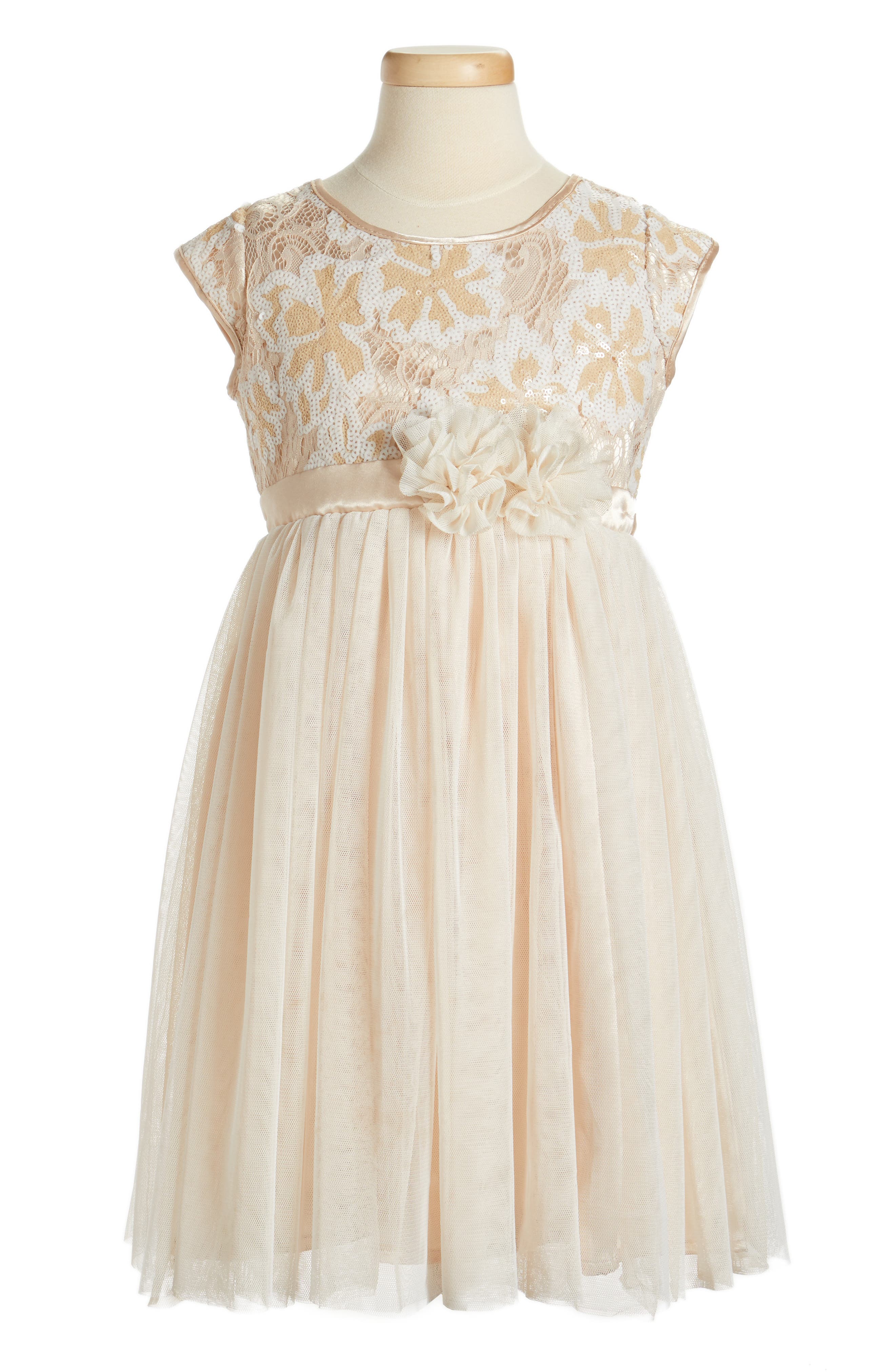 Popatu Sequin Flower Dress | Nordstrom