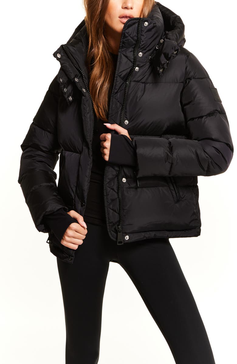 SAM. Remy Water Repellent Down Puffer Jacket with Removable Hood ...