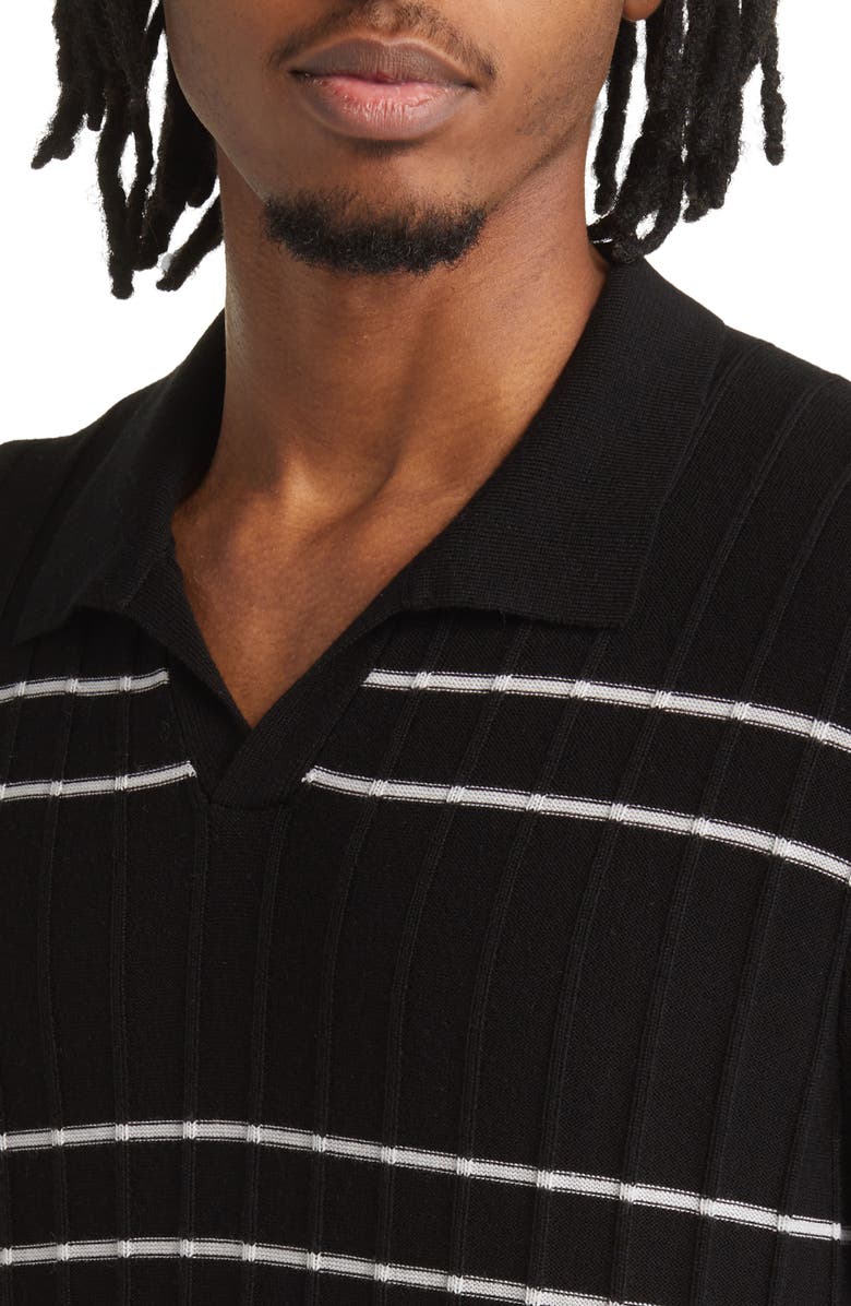 Good Man Brand Stripe Merino Wool Polo | Nordstrom