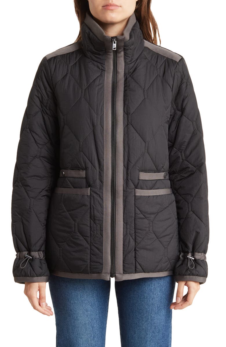 Andrew Marc Devoe Lava Quilted Midweight Coat | Nordstromrack