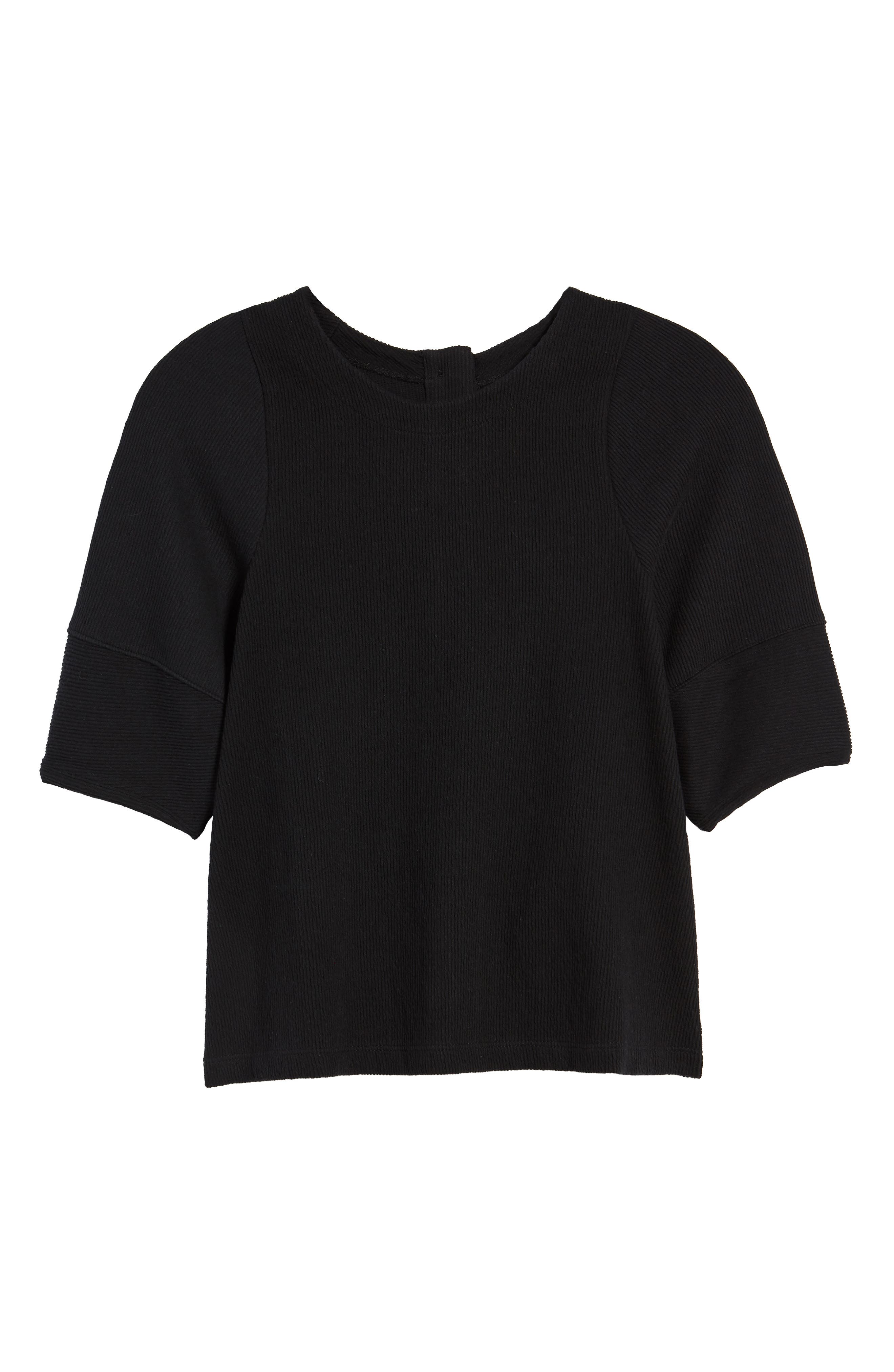 Madewell Button Back Ottoman Jacquard Top (Women) | Nordstromrack