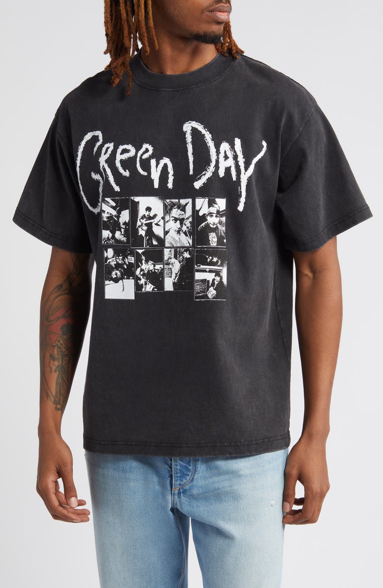 TRUST THE UNIVERSE Green Day Cotton Graphic T-Shirt | Nordstromrack