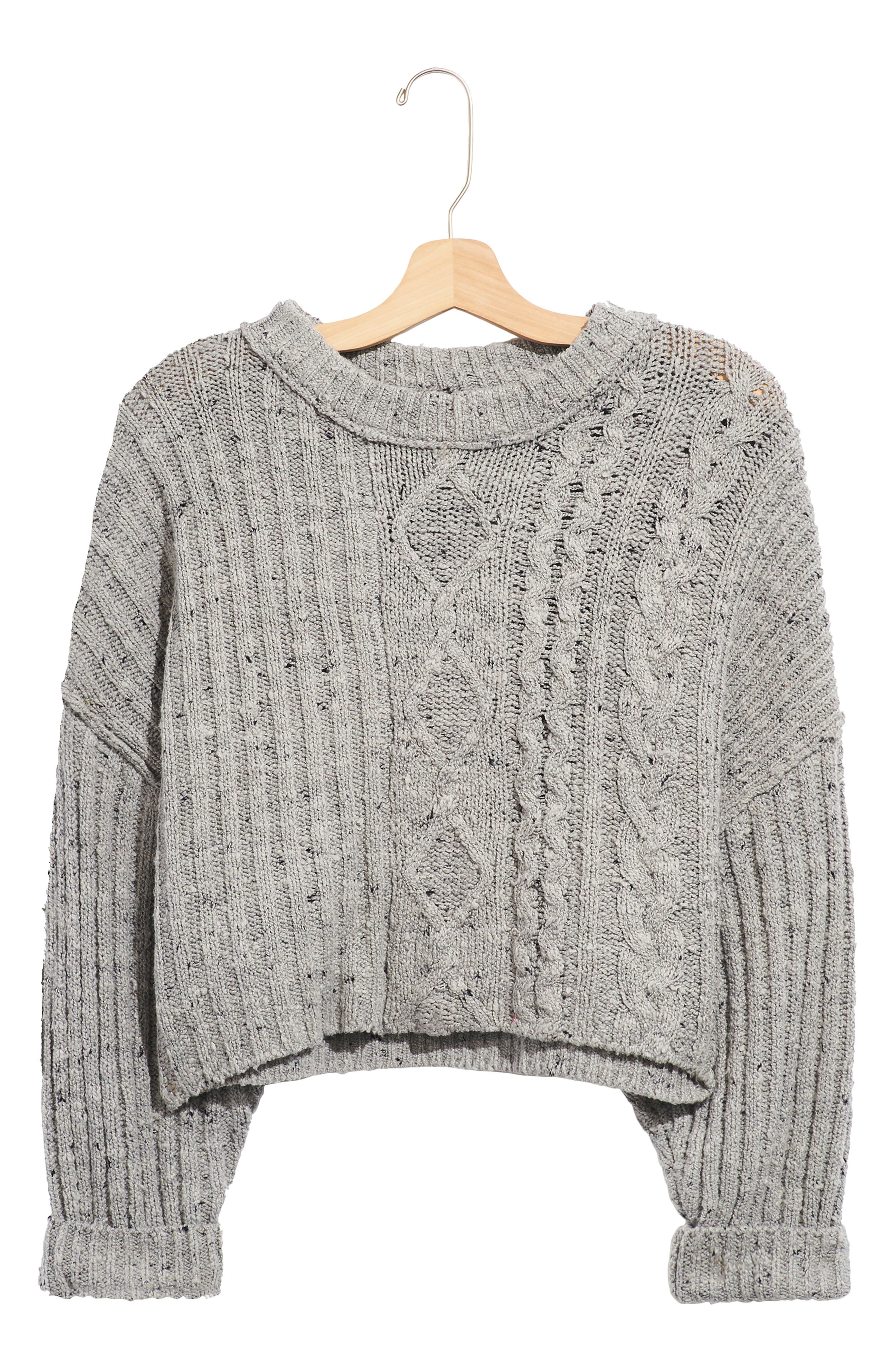 Free People On Your Side Crop Sweater | Nordstromrack